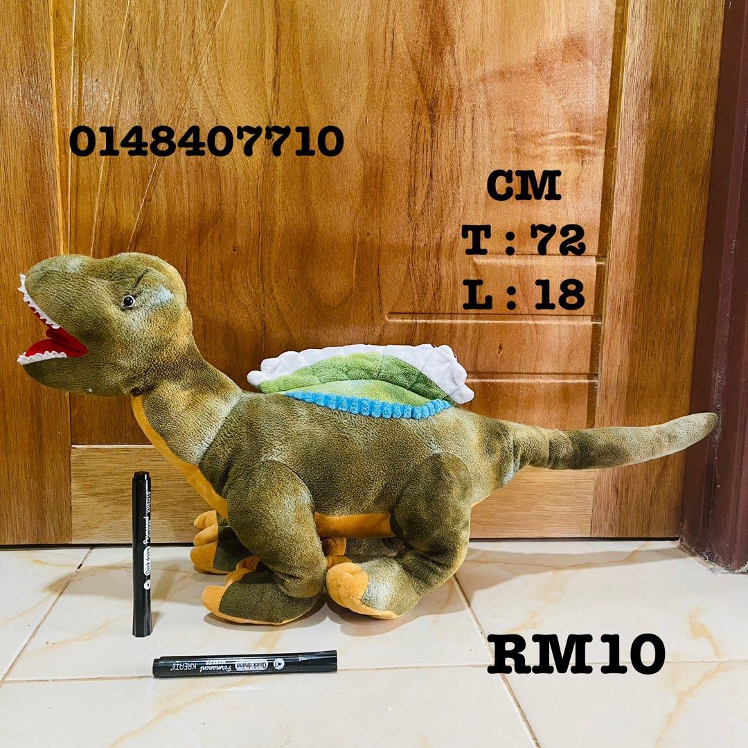 DINOSAUR APATOSAURUS PLUSH TOY, Hobbies & Toys, Toys & Games on Carousell