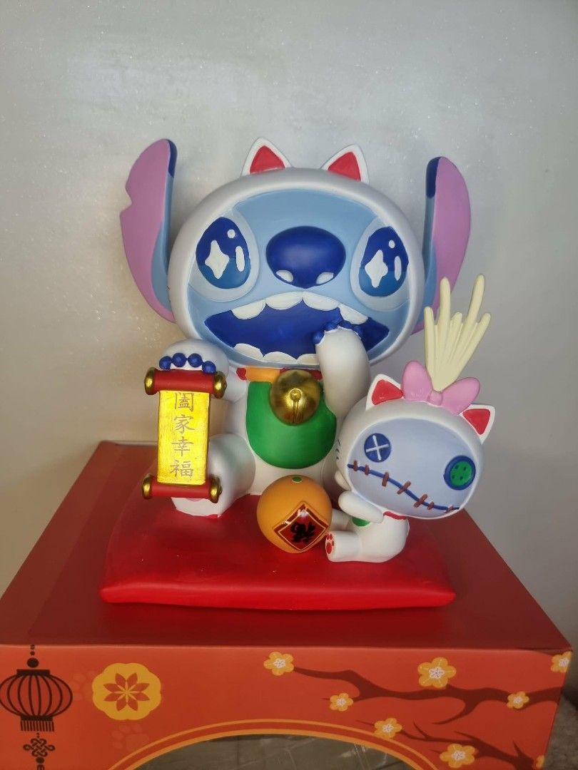 Disney Stitch Lunar New Year Figurine, Hobbies & Toys, Toys & Games on ...