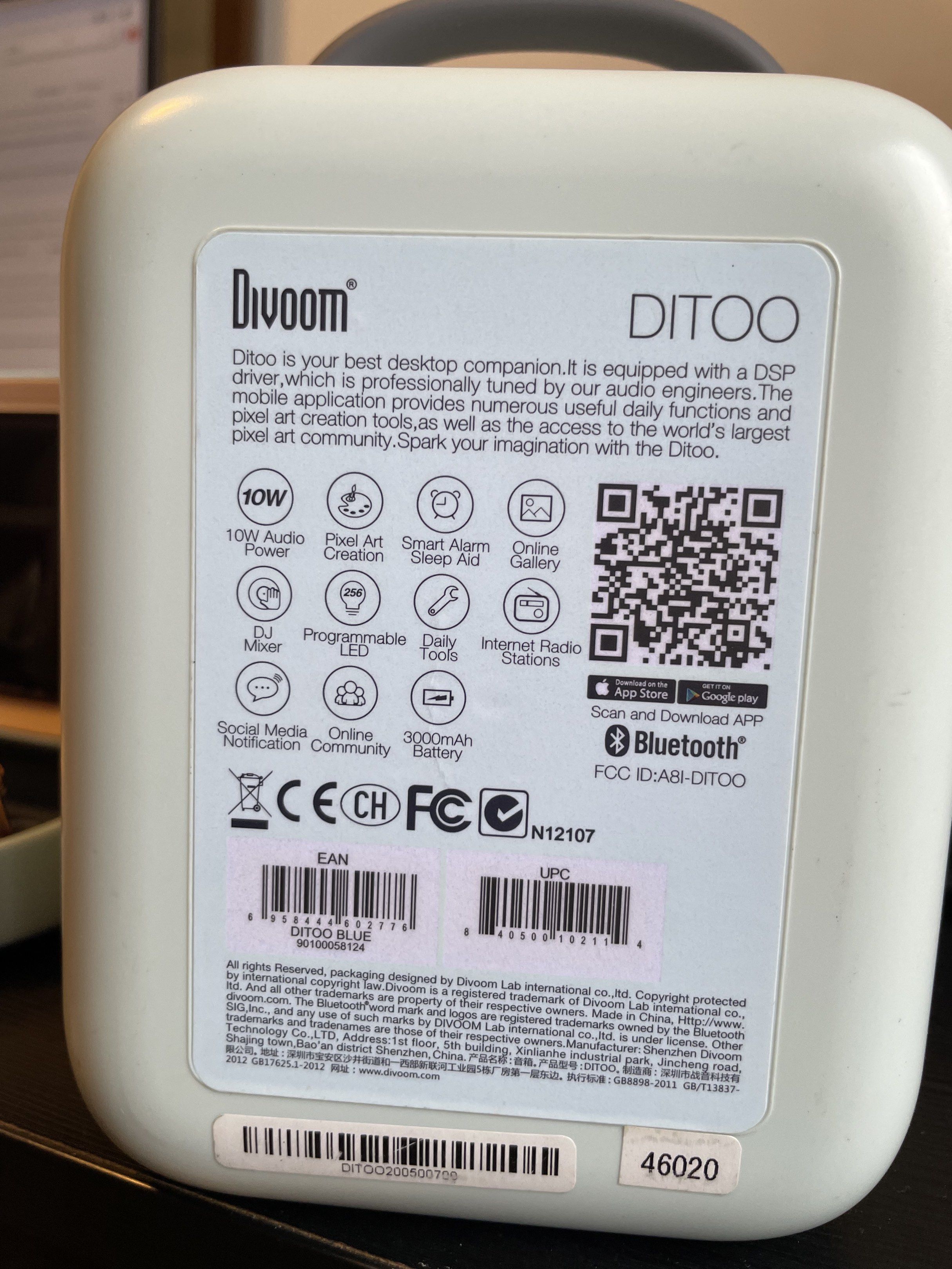 Divoom Ditoo Bluetooth Speaker, Audio, Soundbars, Speakers & Amplifiers ...