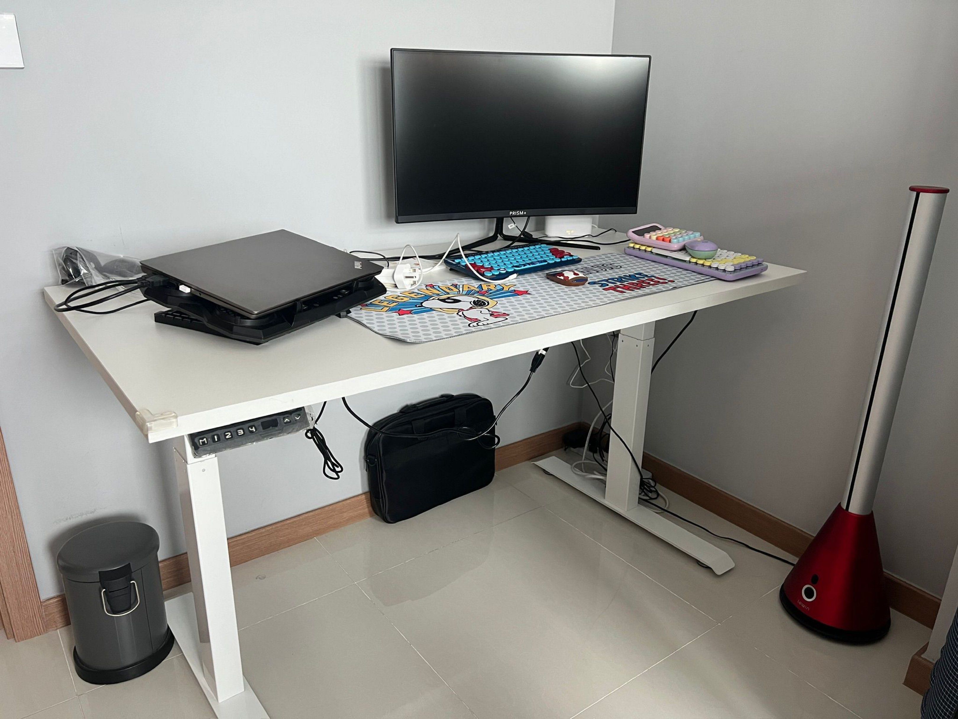 Electric Adjustable Desk, Furniture & Home Living, Furniture, Tables ...