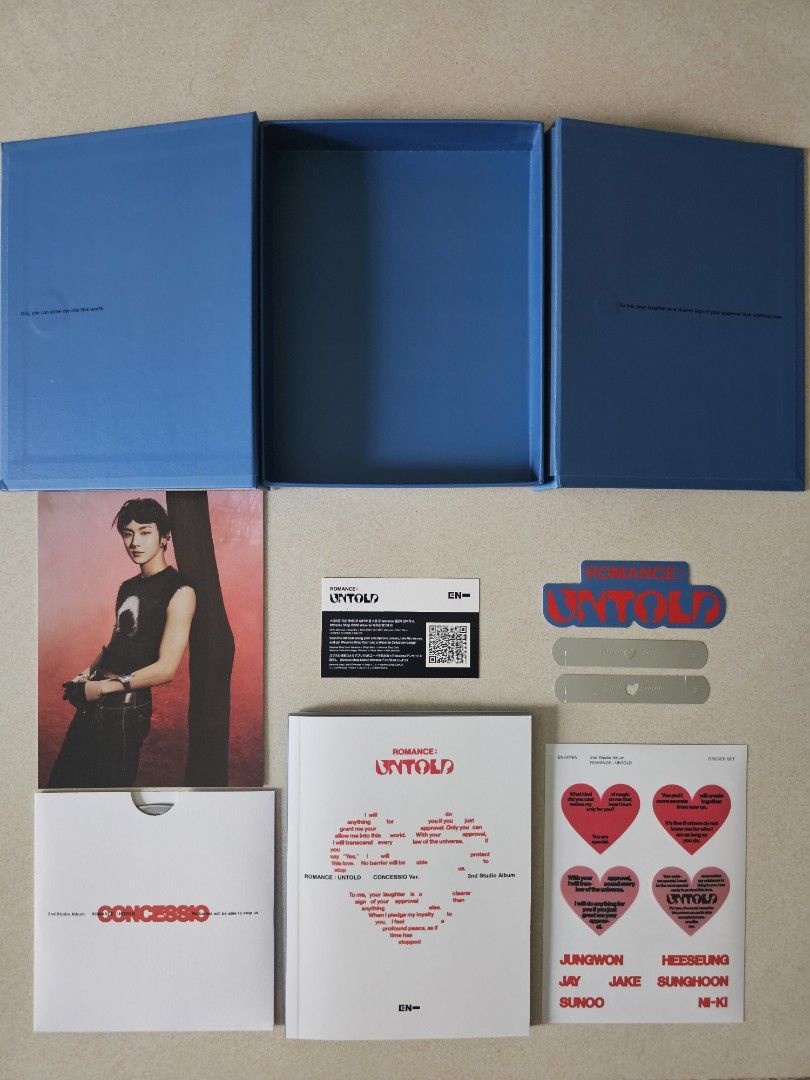 ENHYPEN 2nd Studio Album - ROMANCE : UNTOLD, Hobbies & Toys ...