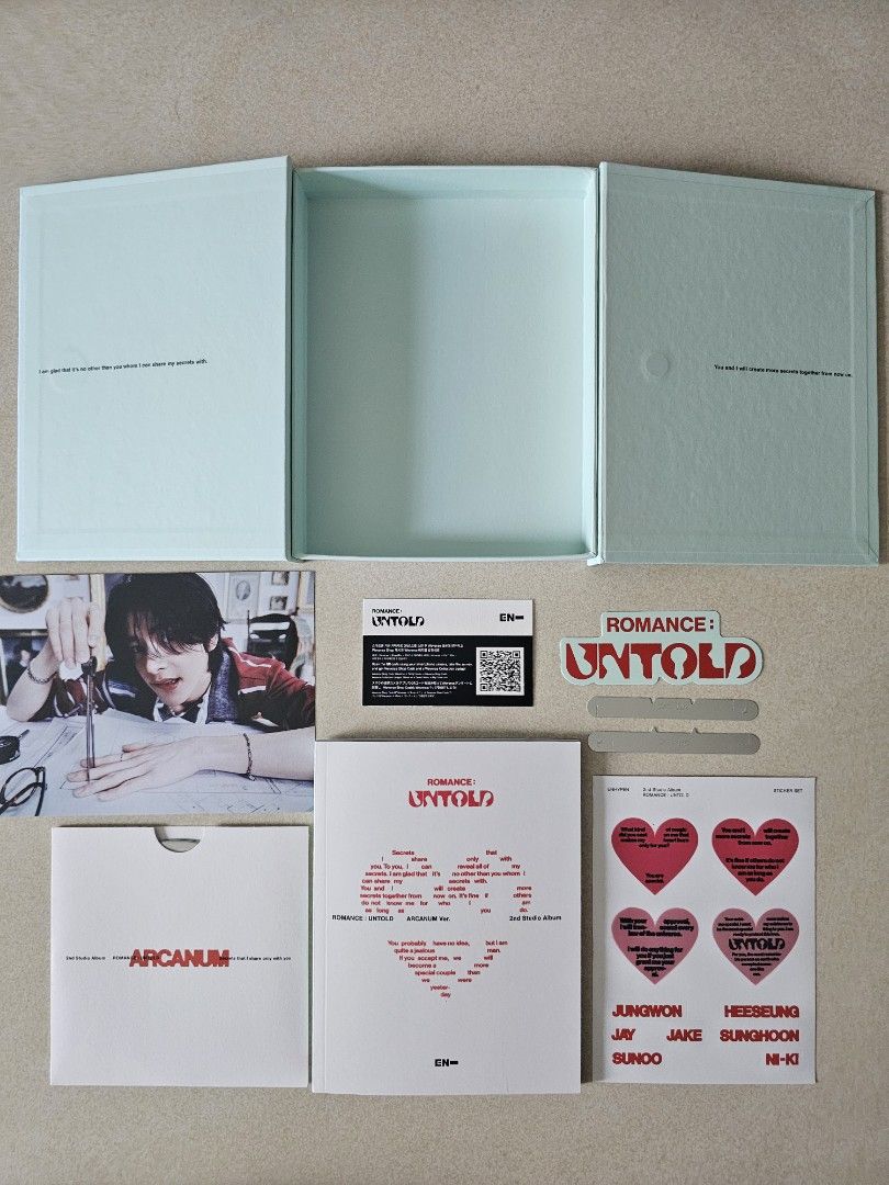 ENHYPEN 2nd Studio Album - UNTOLD (Arcanum Ver.), Hobbies & Toys ...