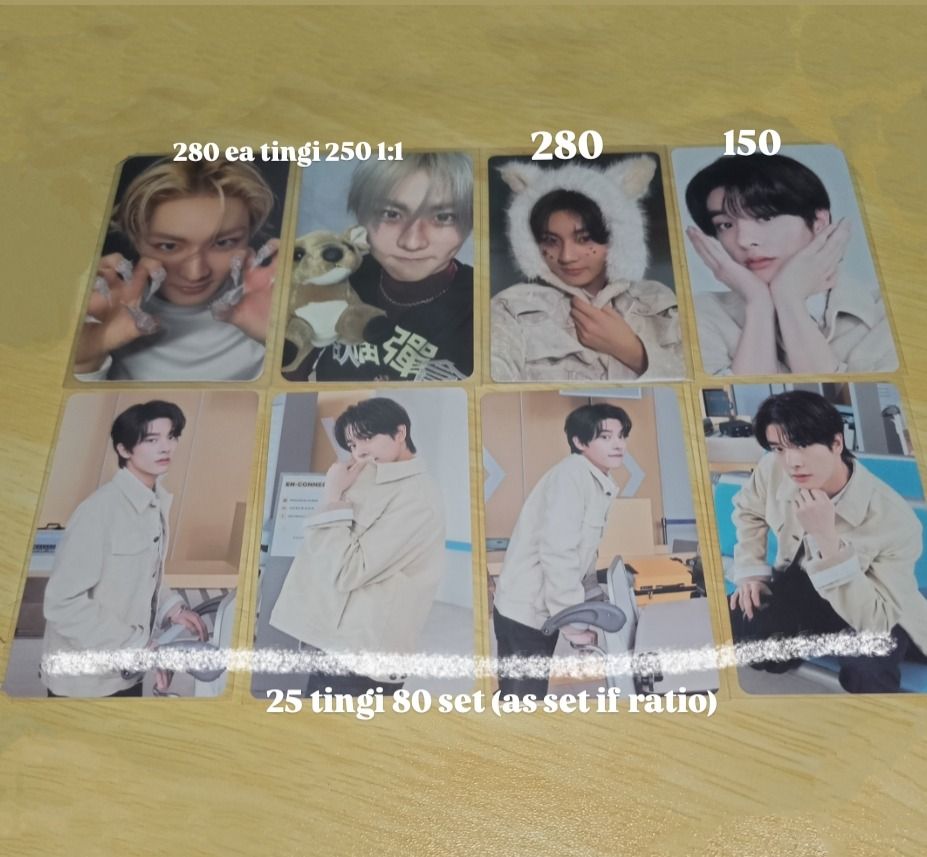 ENHYPEN Jake & Jungwon photocards, Hobbies & Toys, Memorabilia ...