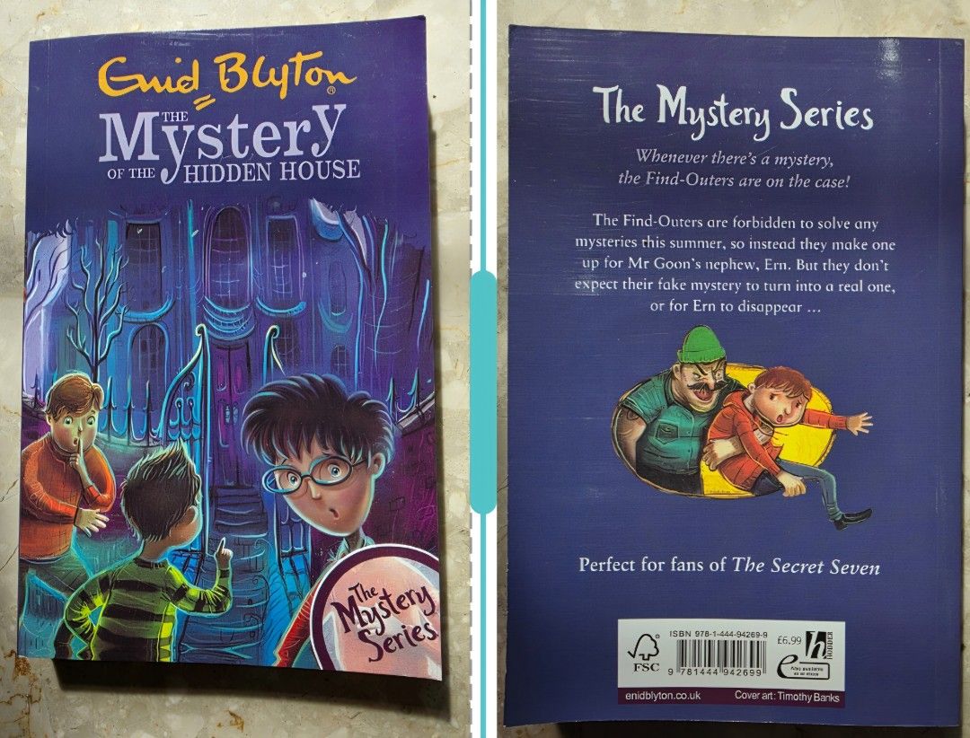 Enid Blyton - The Mystery of the Hidden House, Hobbies & Toys, Books ...