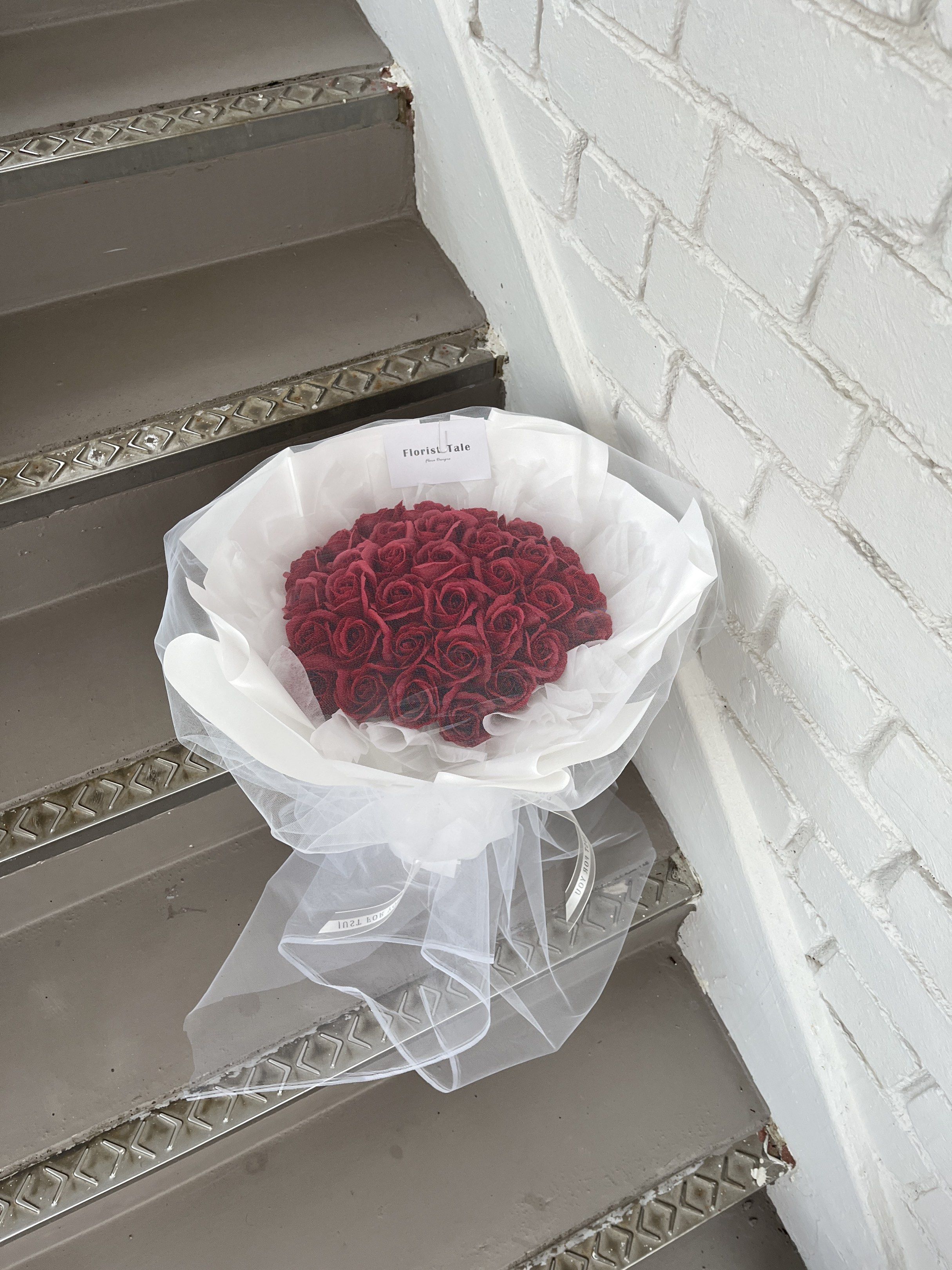 🔥FREE DELIVERY🔥 Valentine's Day Preserved Soap Flower Rose Bouquet ...