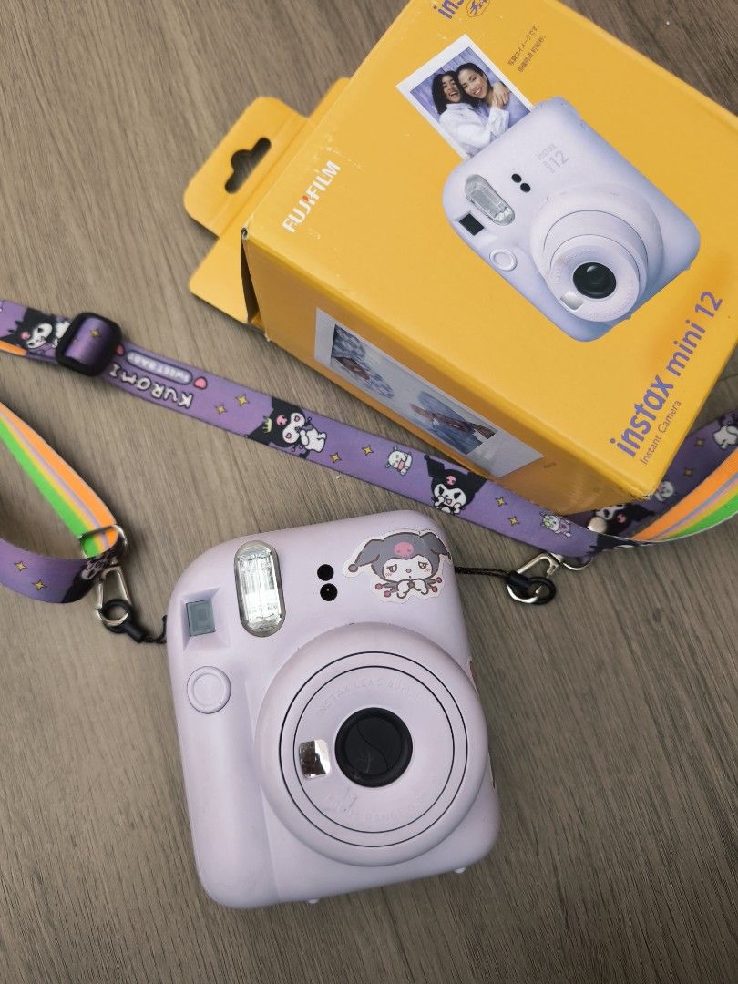 Fujifilm Instax Mini 12 Camera Purple, Photography, Cameras on Carousell