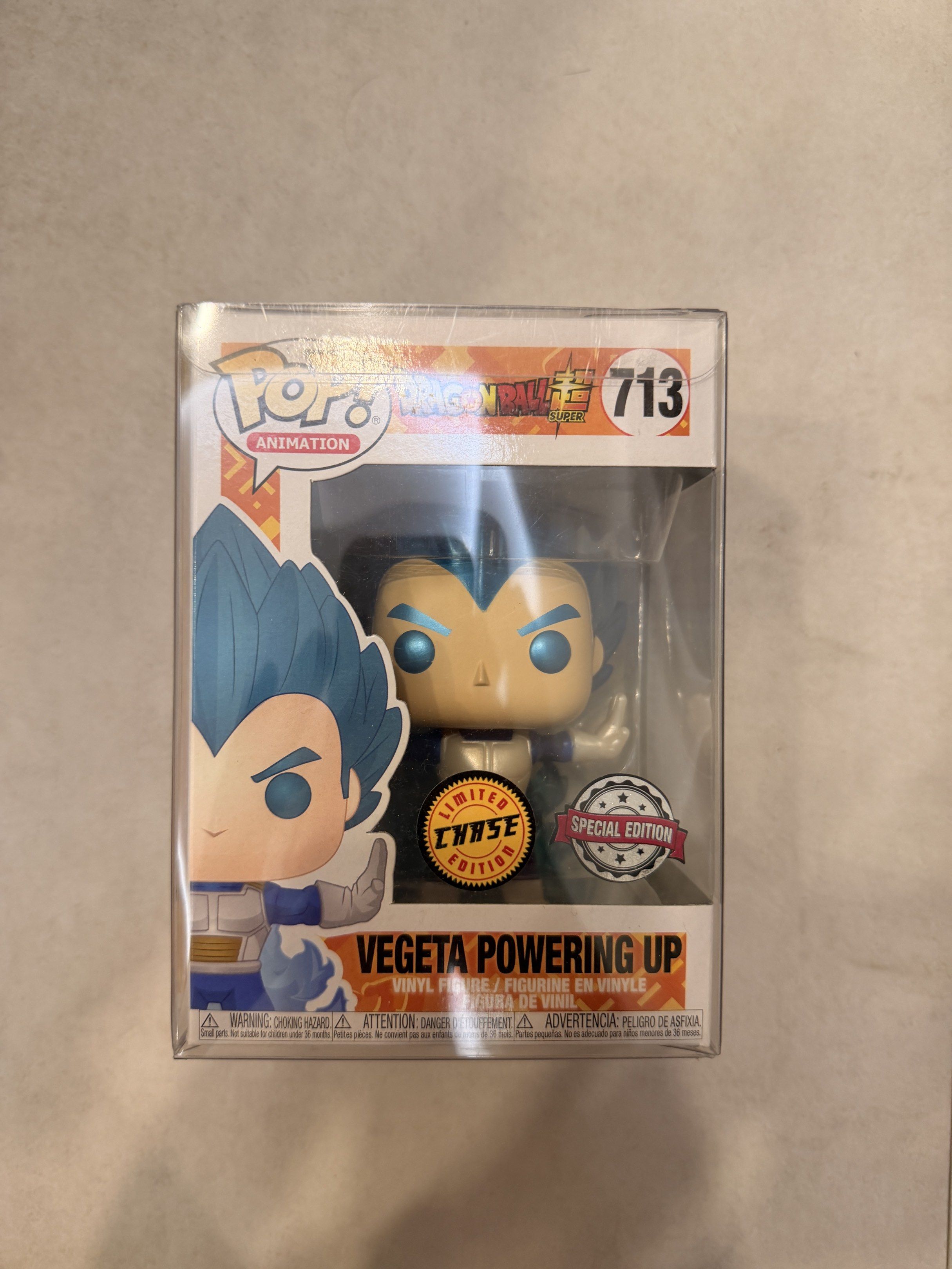 Funko Pop! Animation Dragon Ball Super Vegeta Powering Up Chase ...