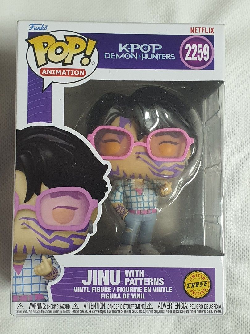 Funko Pop! Animation KPOP Demon Hunters Jinu With Patterns 2259 Chase ...