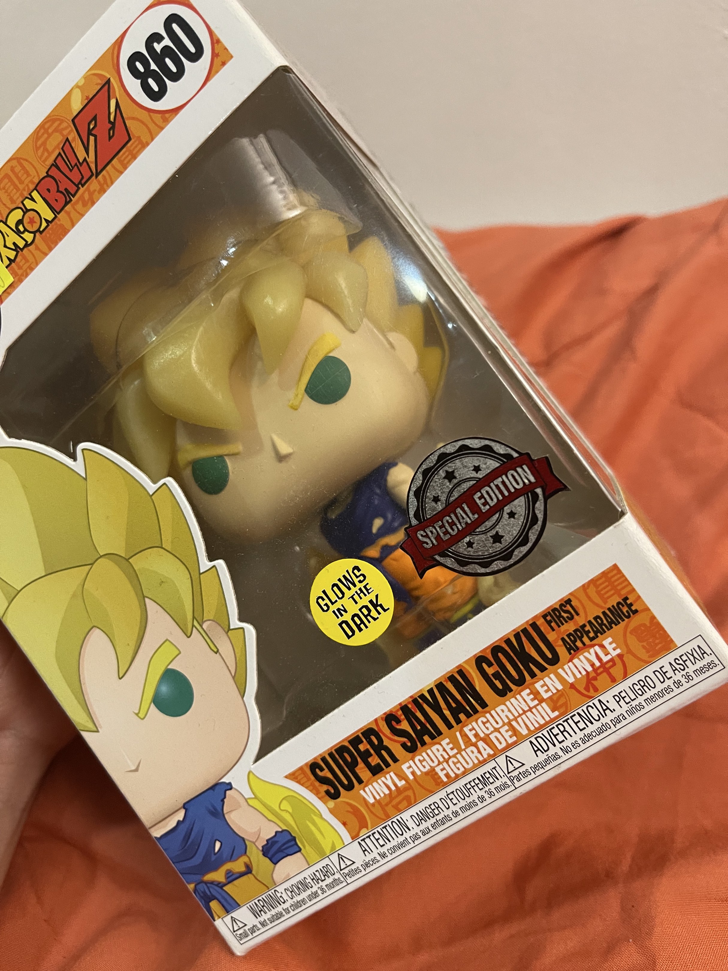 Funko Pop! Dragon Ball Z Super Saiyan Goku #860, Hobbies & Toys, Toys ...