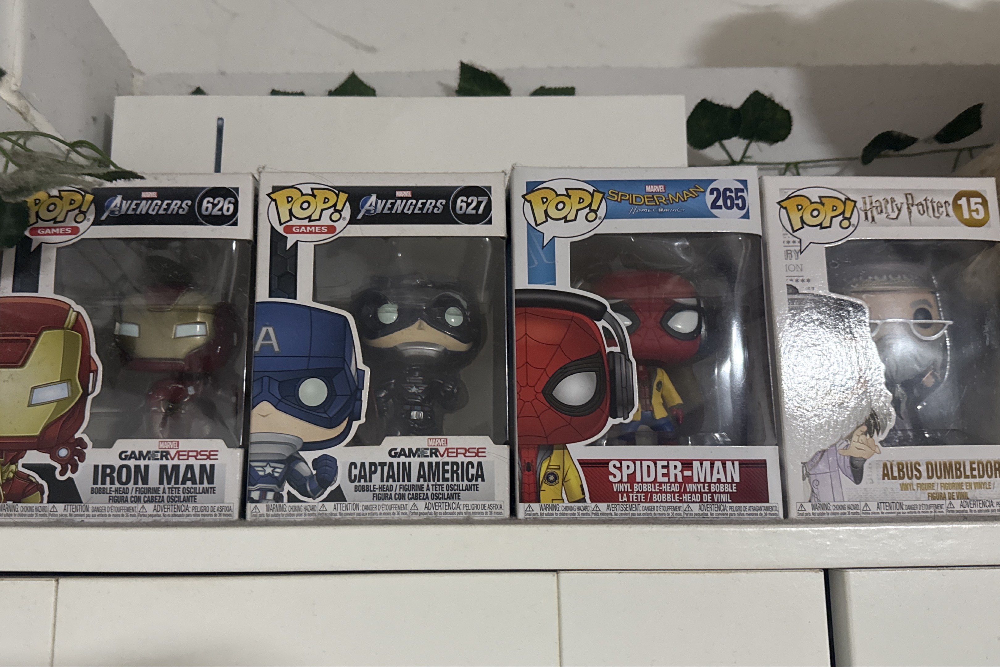 Funko Pop! Figures - Iron Man, Captain America, Spider-Man, Albus ...