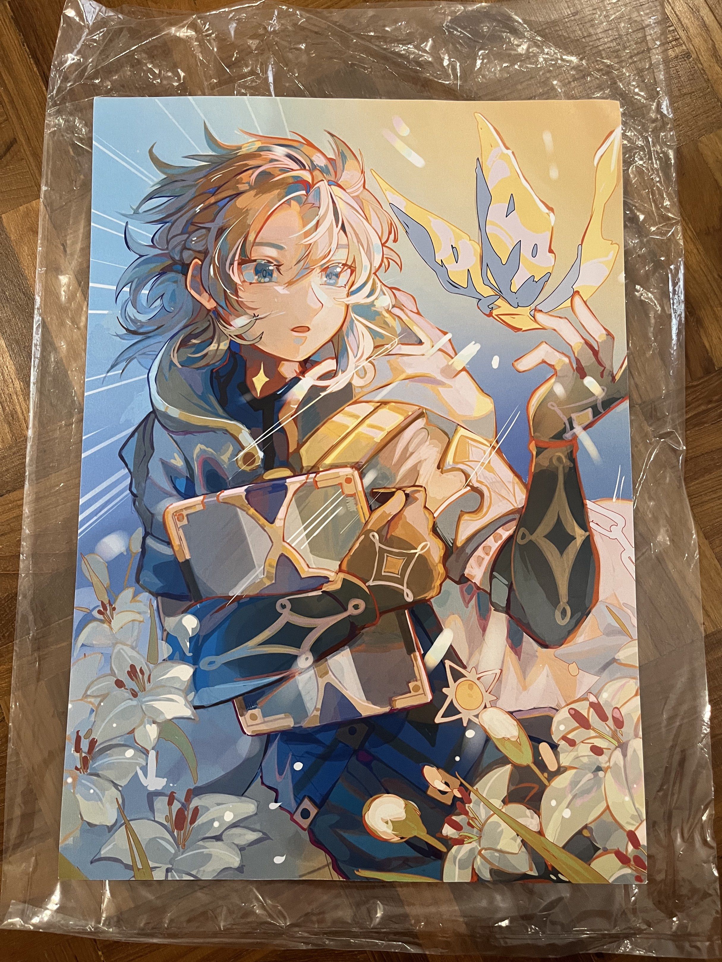 genshin albedo print, Hobbies & Toys, Art & Prints on Carousell