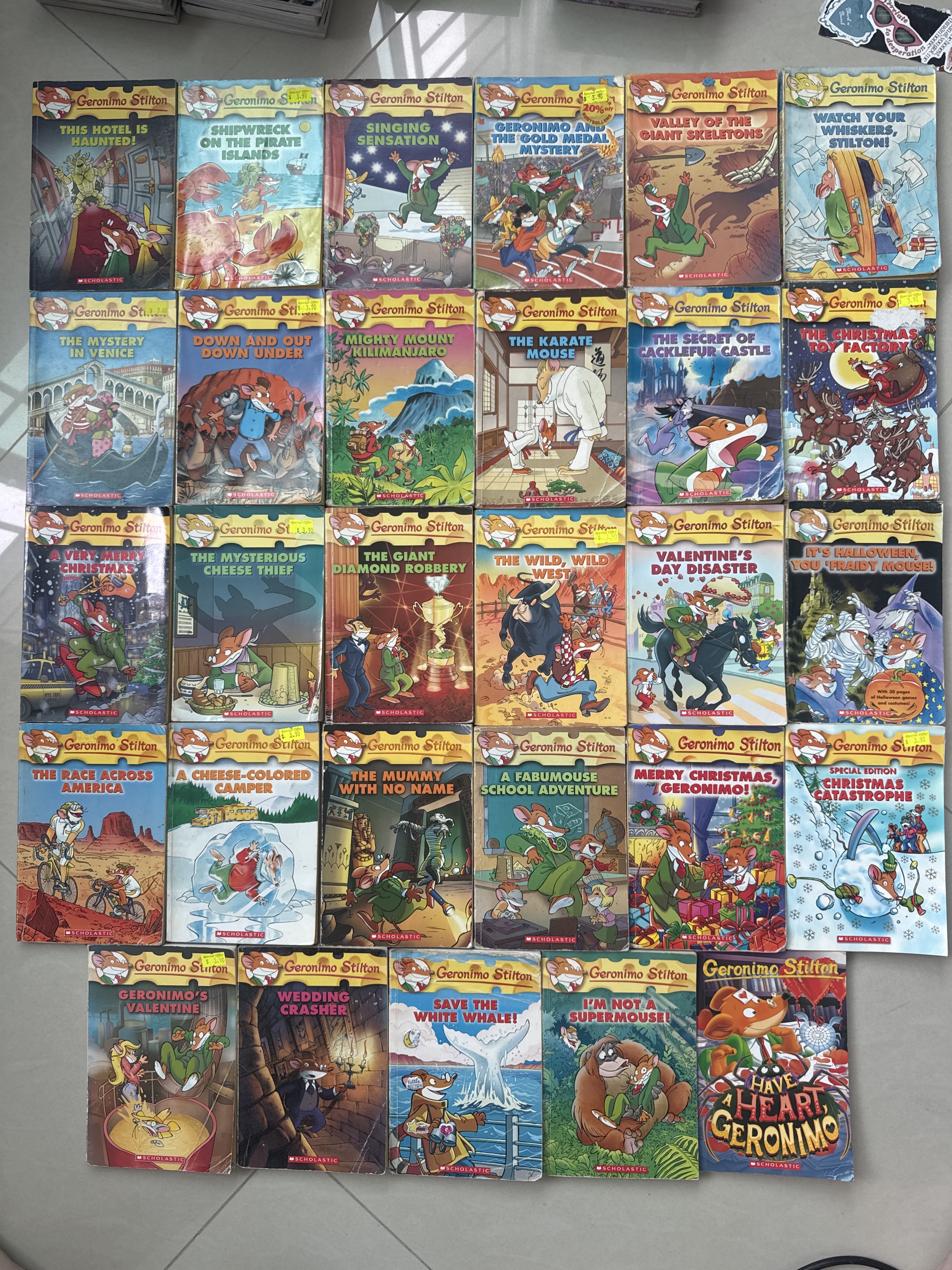 Geronimo Stilton Book Collection - Various Titles, Hobbies & Toys ...