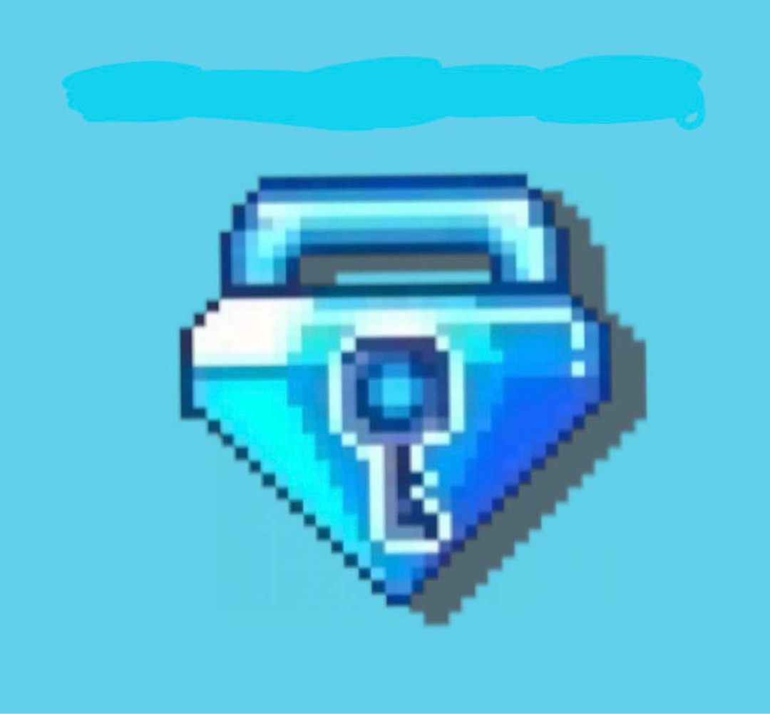 Growtopia Blue Gem Lock, Hobbies & Toys, Toys & Games on Carousell