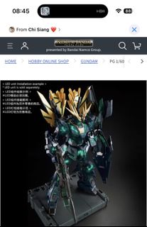 Bandai HG 1/144 RX-0[N] Unicorn Gundam 02 Banshee Norn, Hobbies & Toys ...