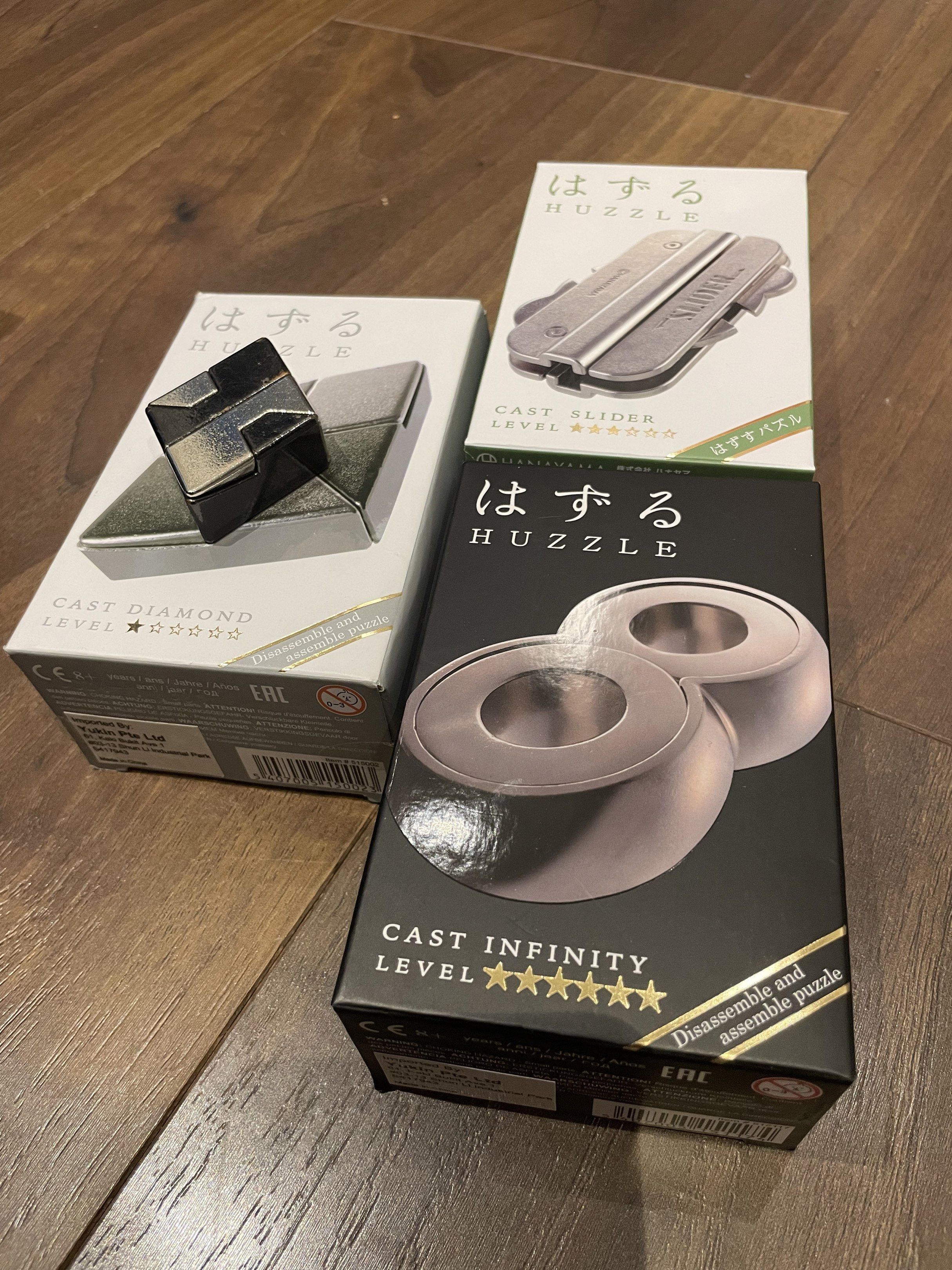 Hanayama Cast Puzzles Collection Set of 8 - Various Models, Hobbies ...