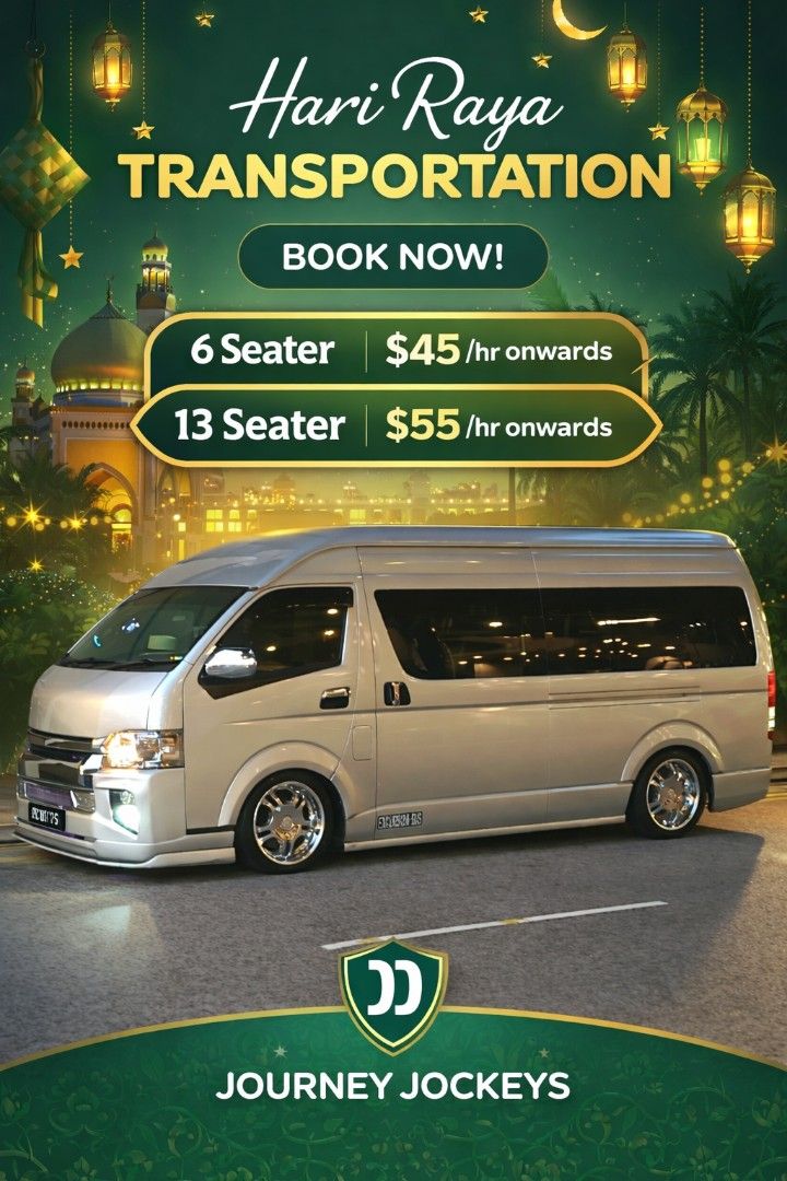 Hari Raya Transportation 13 Seater Booking, Cars, Car Rental on Carousell