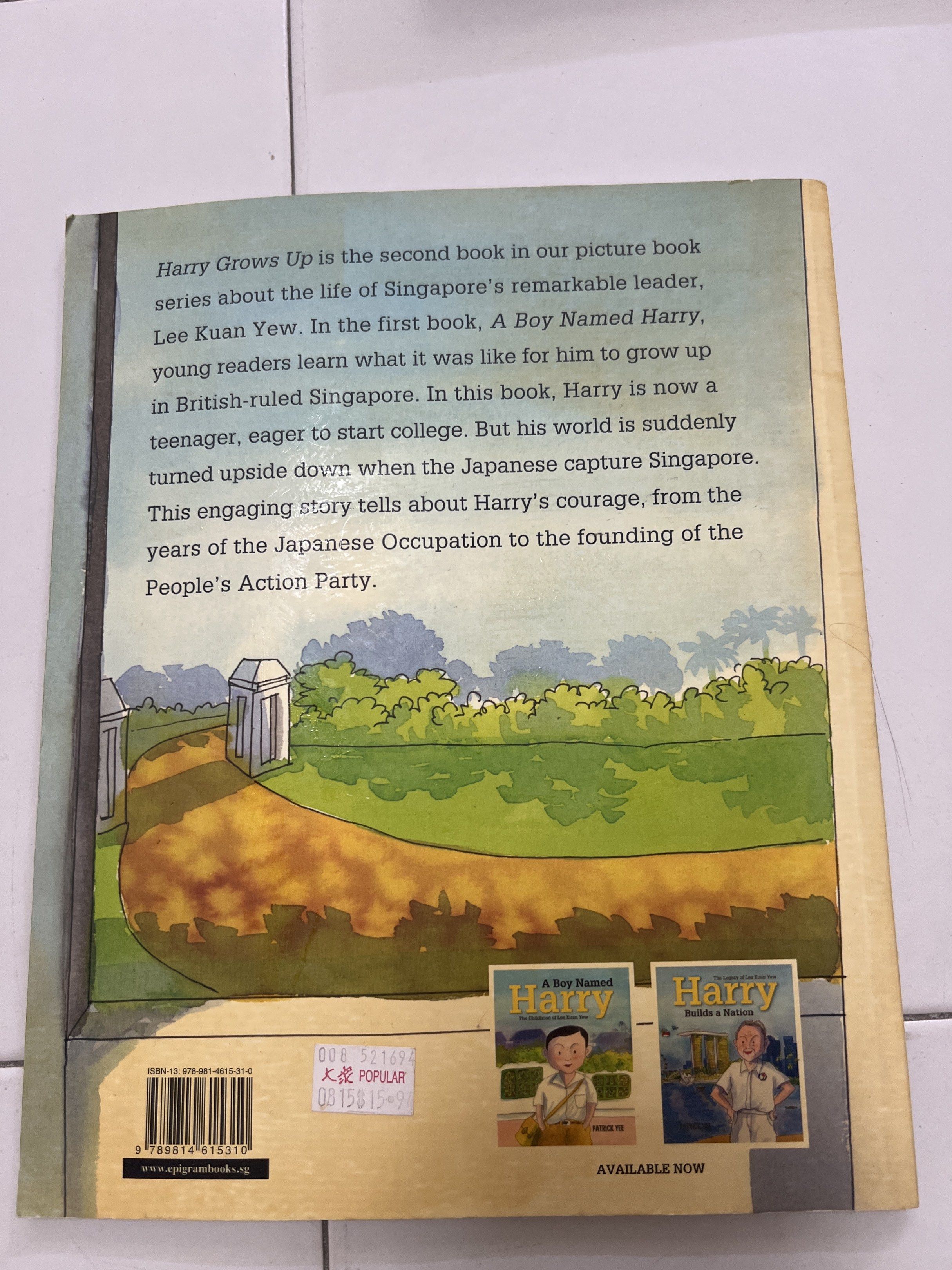 Harry Grows Up: The Early Years of Lee Kuan Yew, Hobbies & Toys, Books ...