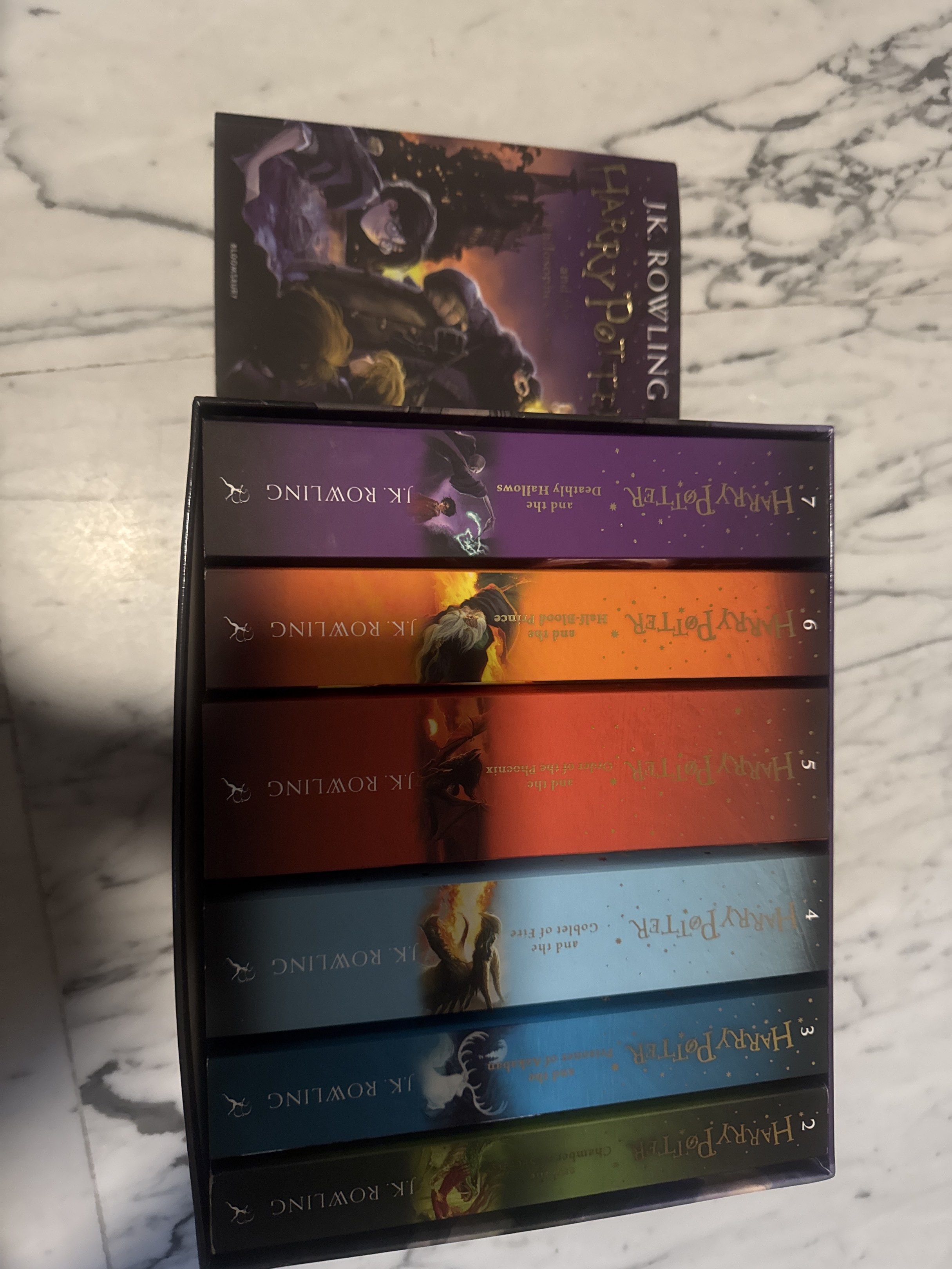 Harry Potter Complete Book Set by J.K. Rowling, Hobbies & Toys, Books ...