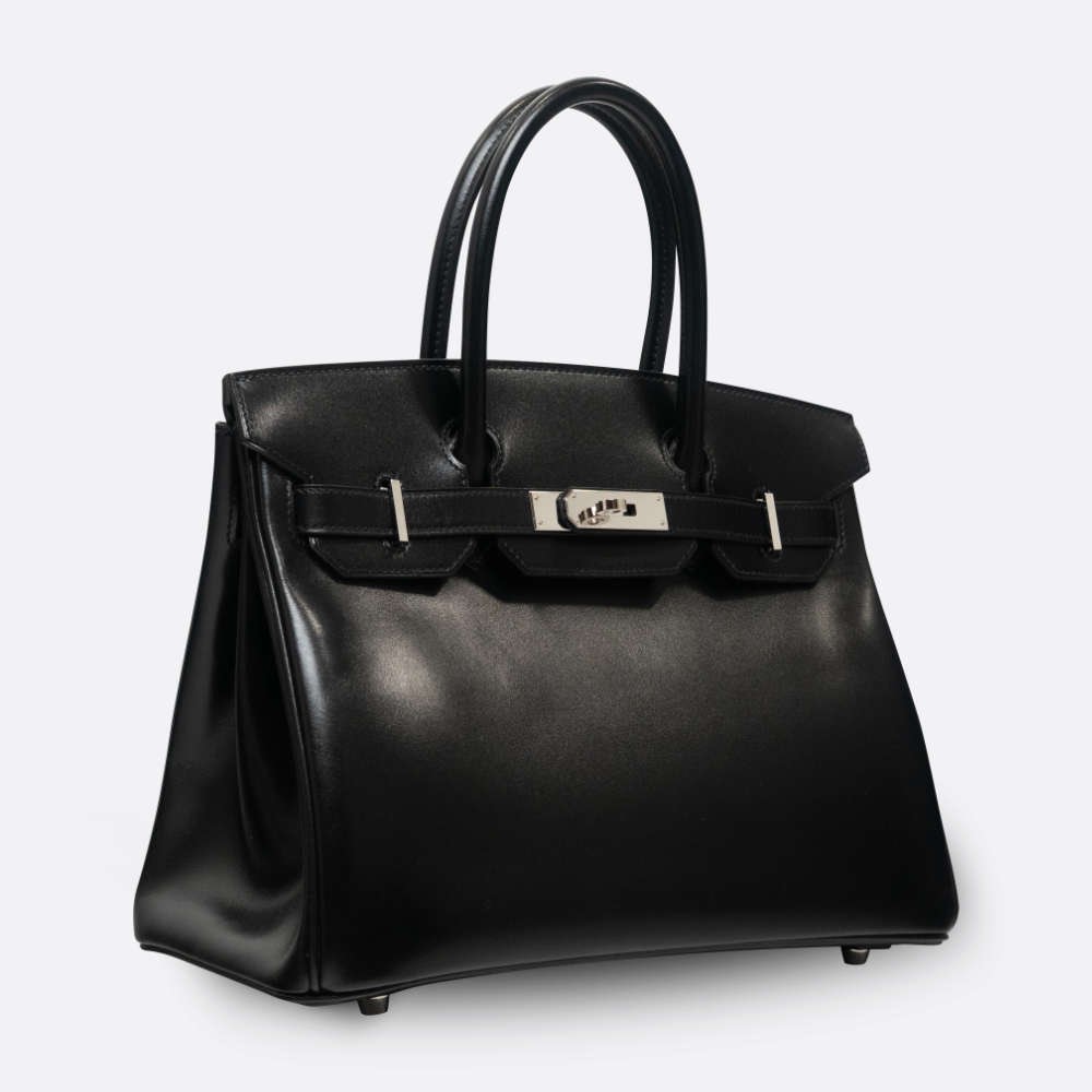 HERMES BIRKIN 30 BLACK BOX CALF, Luxury, Bags & Wallets on Carousell