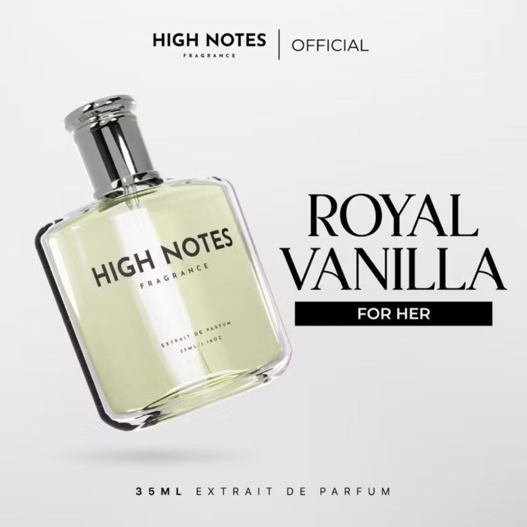 High Notes Royal Vanilla Eau de Parfum 35ml, Beauty & Personal Care ...