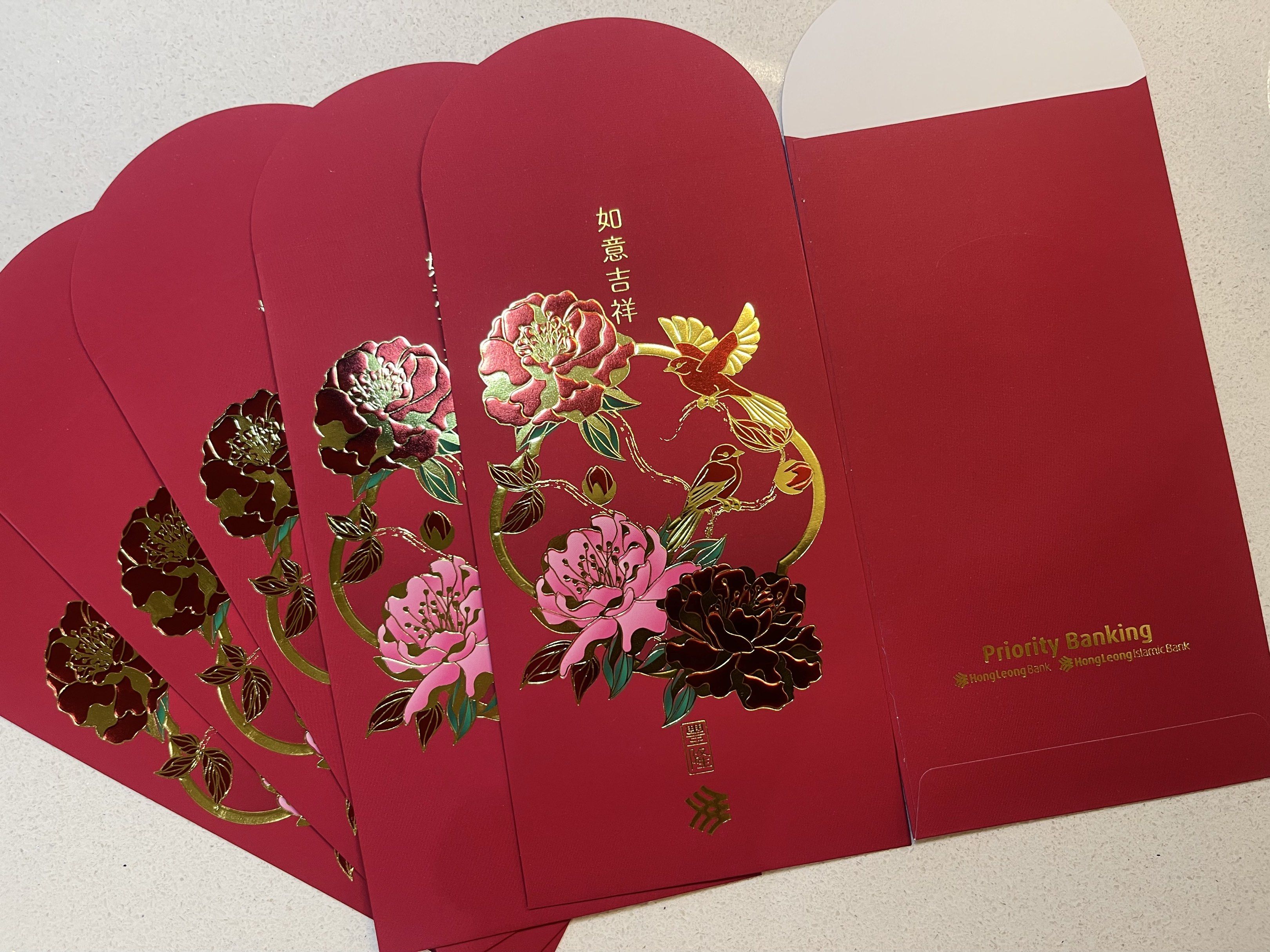 [sold] Hong Leong Priority Red Packet 2026/ Ang Pow/ 6 pcs Chinese New ...