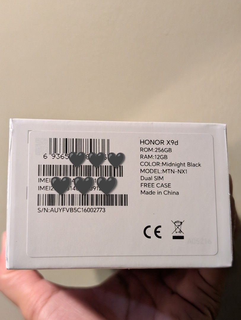 Honor X9d 5G Midnight Black 12GB/256GB, Mobile Phones & Gadgets, Mobile ...