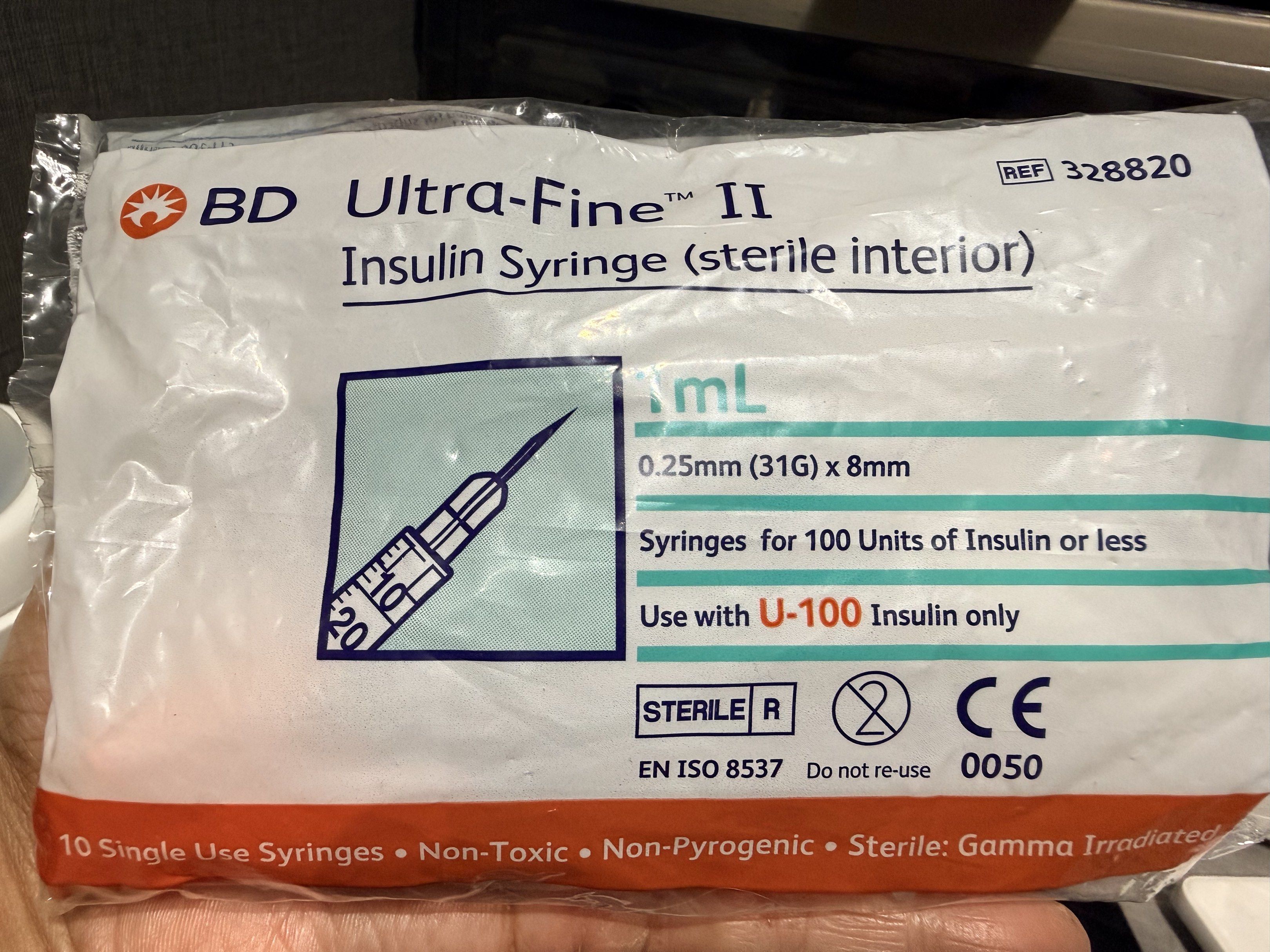 Insulin Syringe 1ml, Health & Nutrition, Medical Supplies & Tools on ...