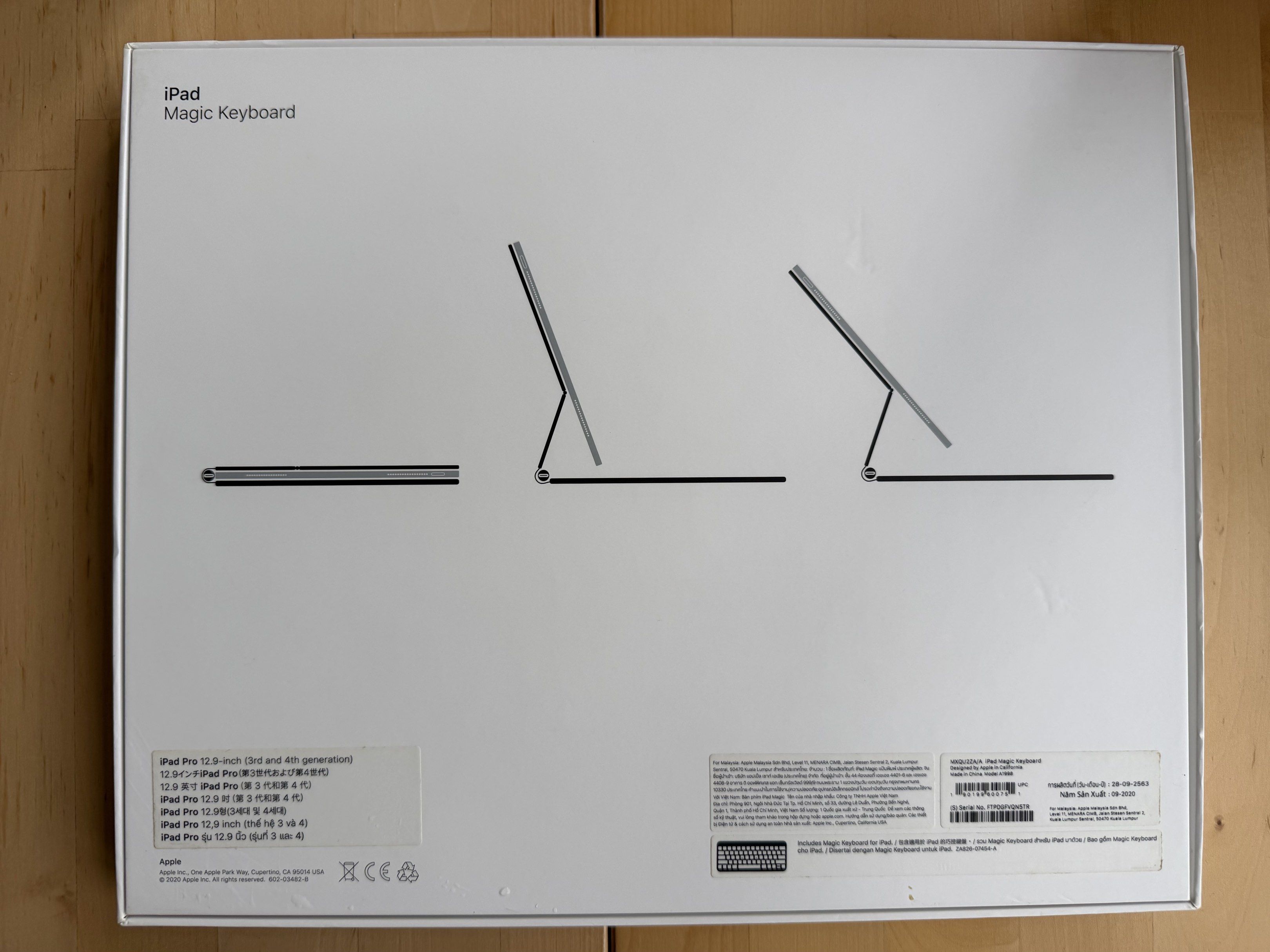 iPad Magic Keyboard for 12.9-inch iPad Pro, Computers & Tech, Parts ...