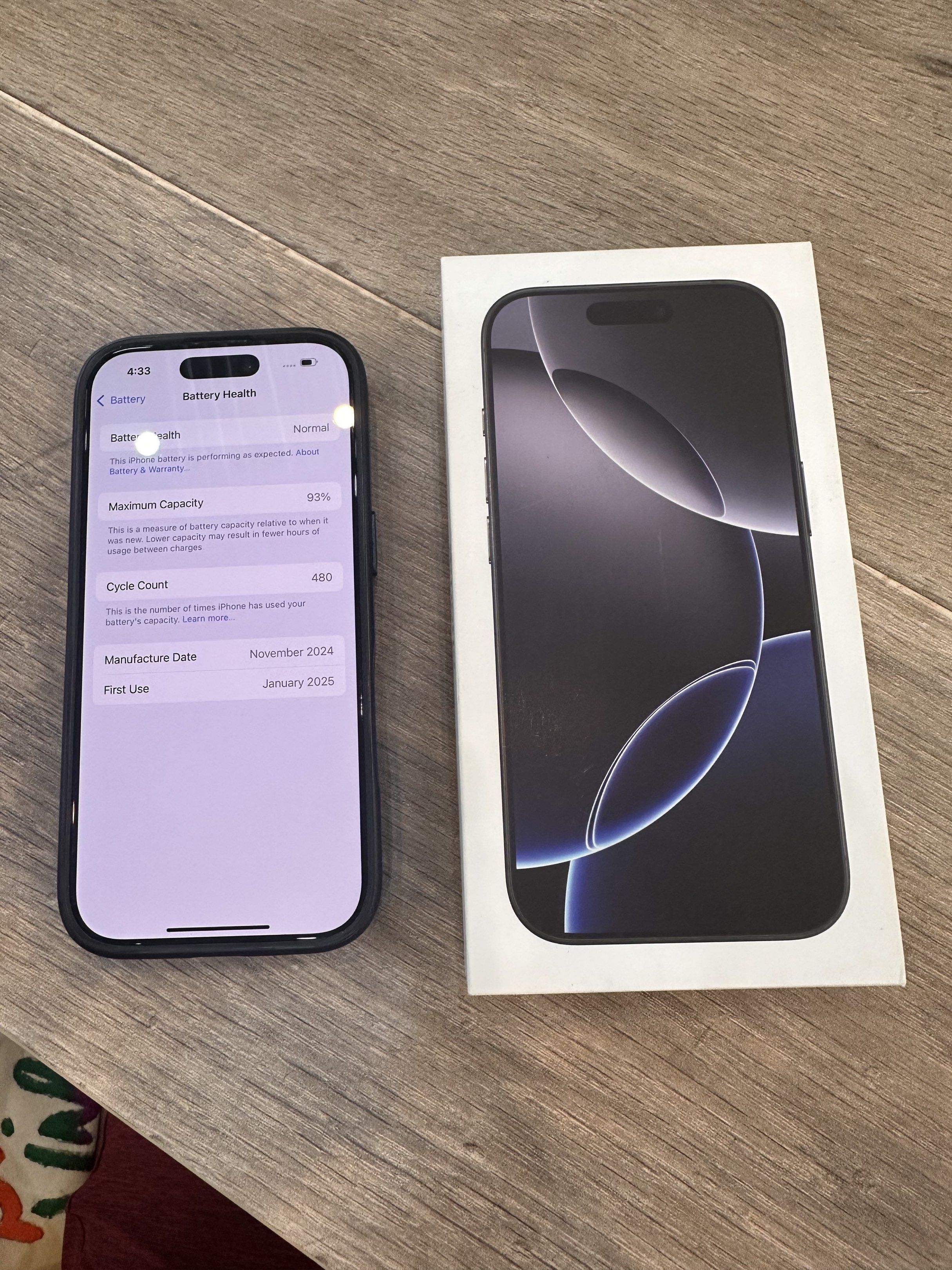 iPhone 16 Pro Black Titanium 128GB, Mobile Phones & Gadgets, Mobile ...