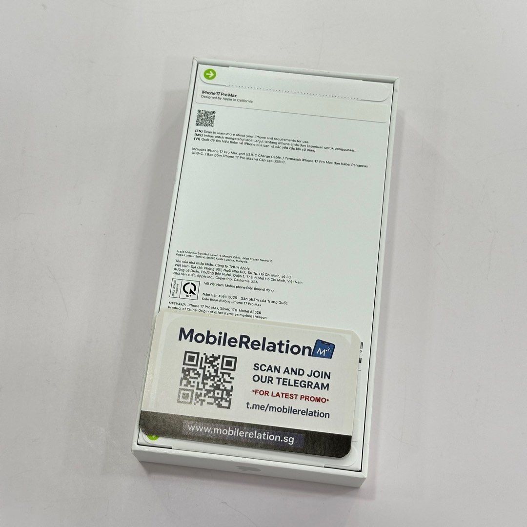 iPhone 17 Pro Max Silver 256GB, Mobile Phones & Gadgets, Mobile Phones ...