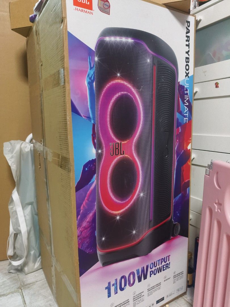 JBL PartyBox Ultimate 1100W Speaker, 音響器材, Soundbar、揚聲器、藍牙喇叭、耳擴 - Carousell