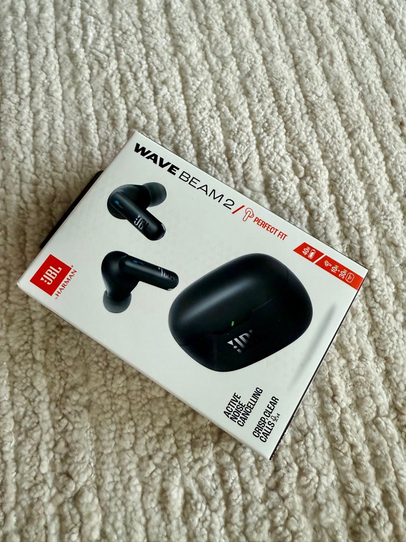 JBL Wave Beam 2 Earbuds - Black, Audio, Earphones on Carousell