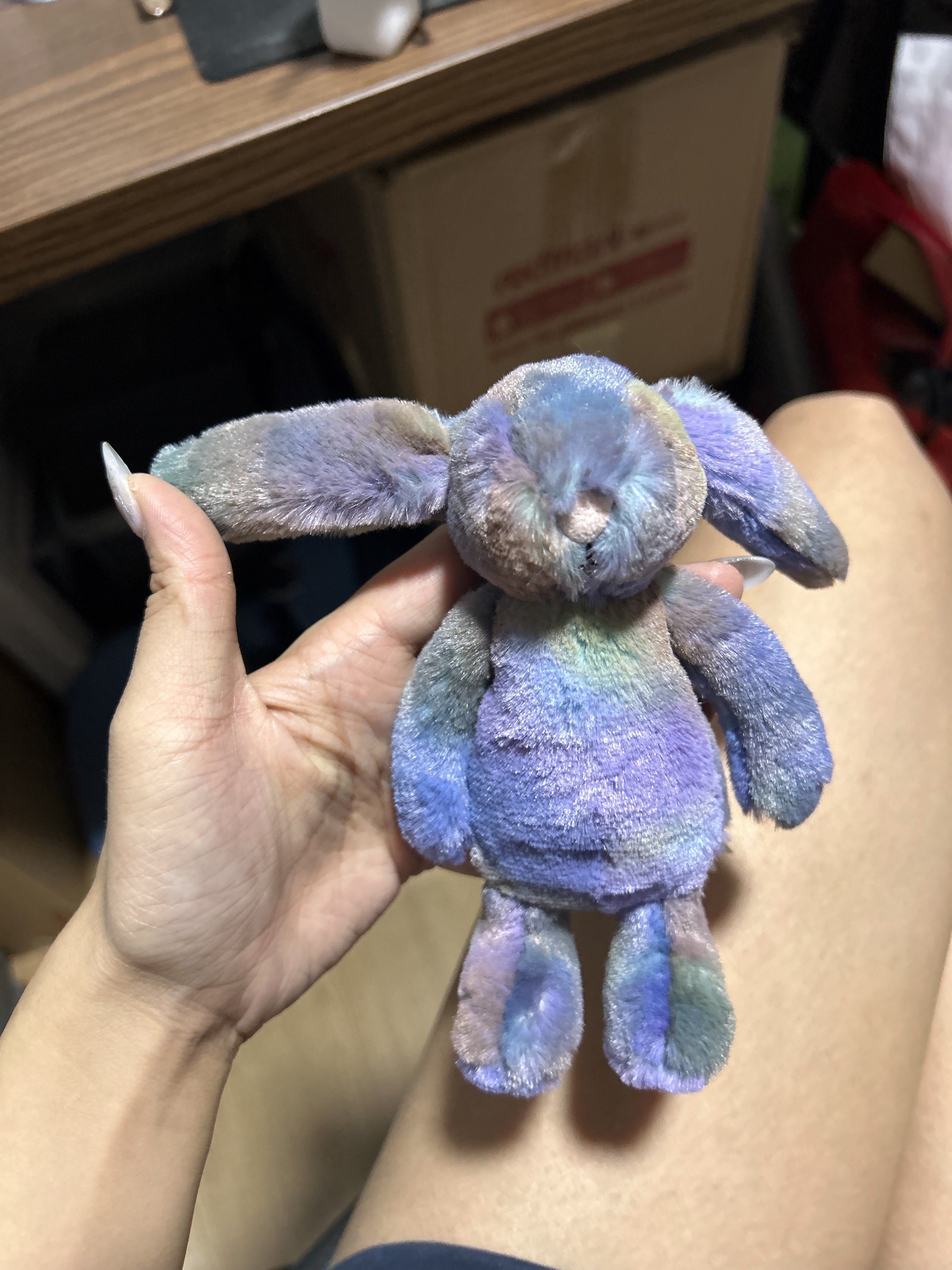 Jellycat Space Bunny Keychain, Hobbies & Toys, Toys & Games on Carousell
