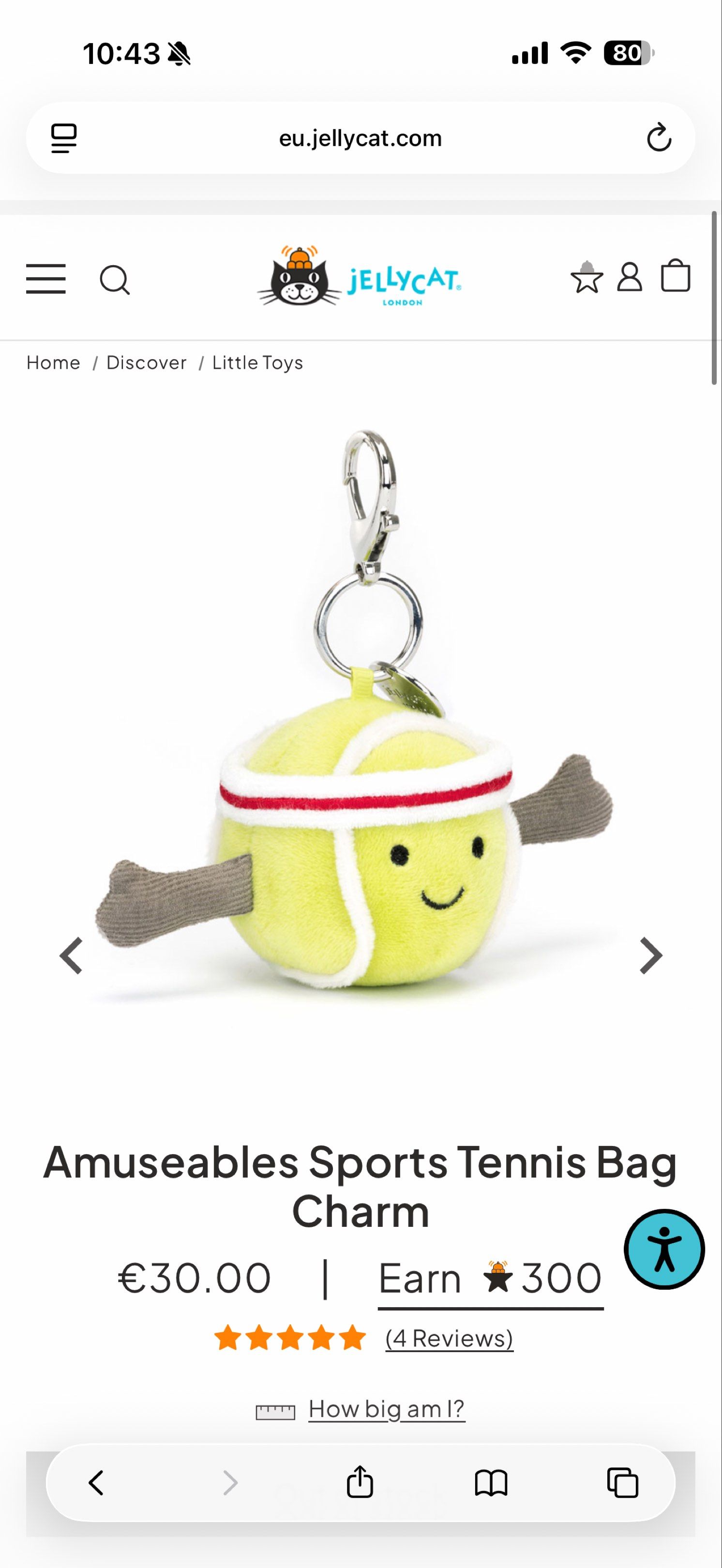 Jellycat Tennis ball Bag Plushie Keychain, Hobbies & Toys, Memorabilia ...