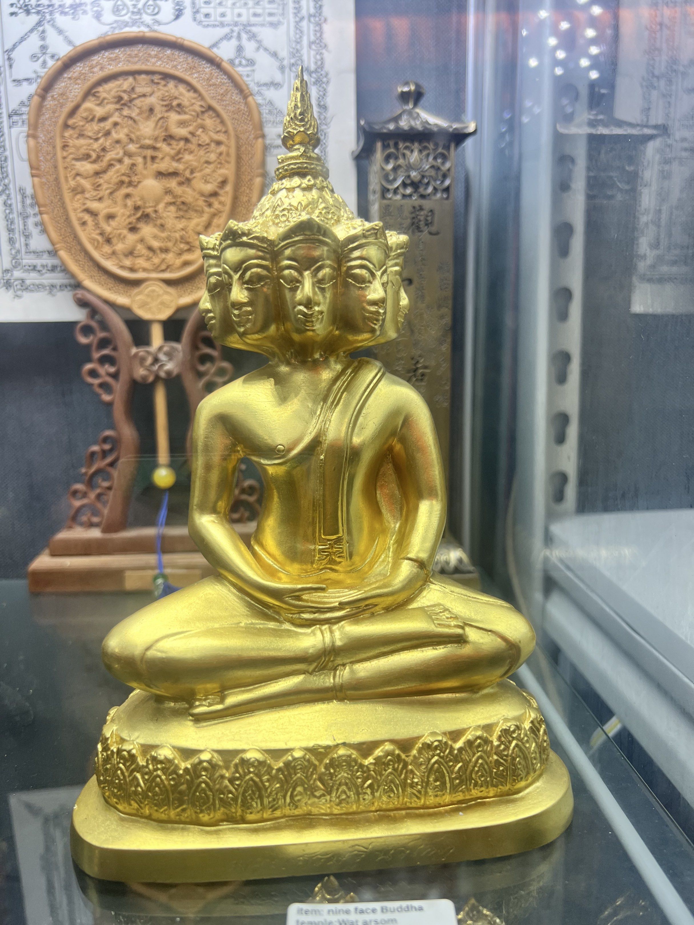 kruba krissana Phra Nine 9 face Buddha Gao nak setthi 九面富贵佛Bucha ...