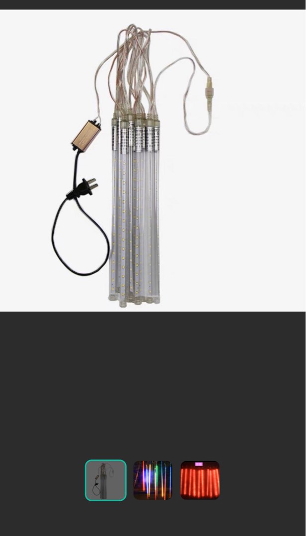 Chinese new year (CNY)LED Meteor Shower Lights - Red, Furniture & Home ...