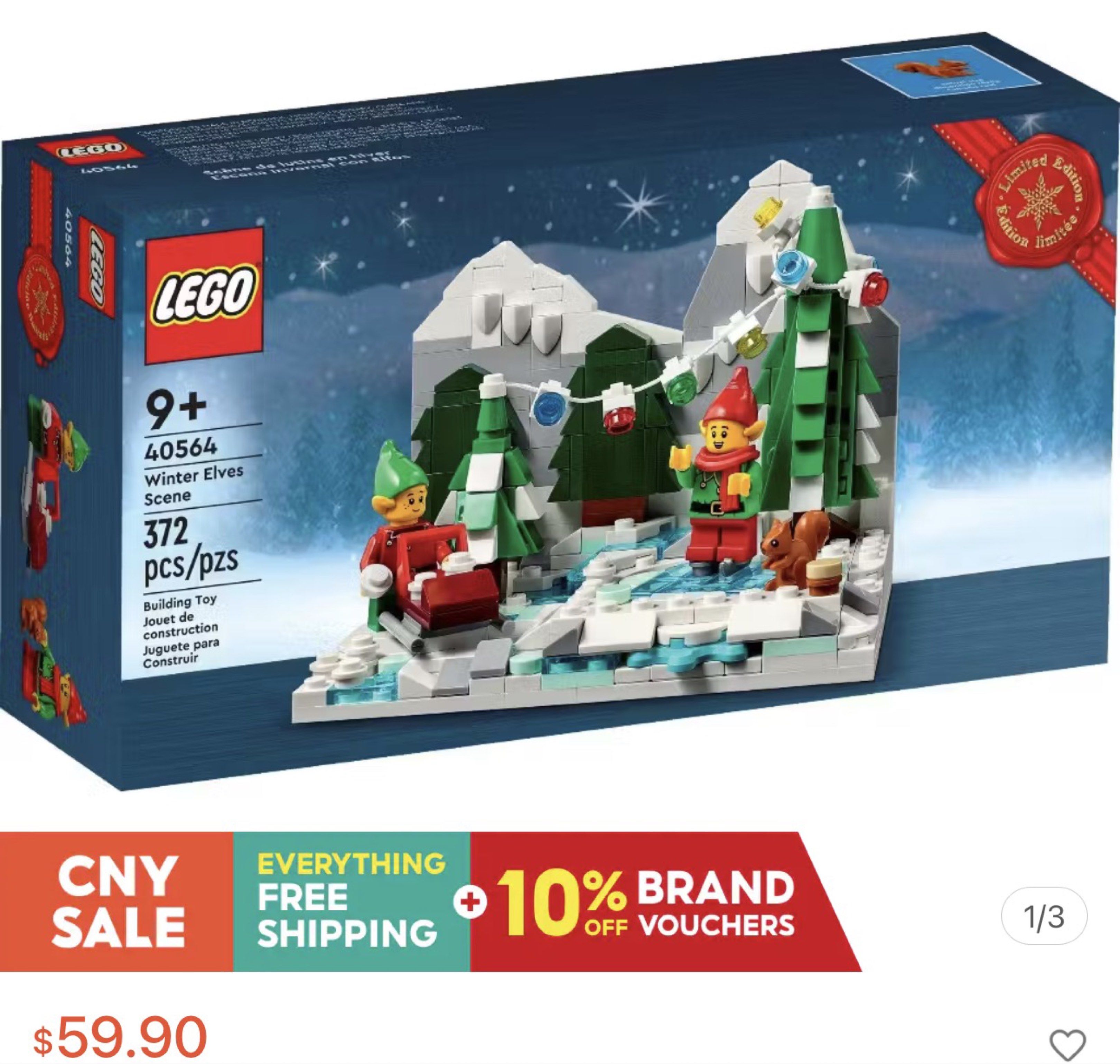 LEGO 40564 Winter Elves Scene - Brand New, Hobbies & Toys, Toys & Games ...
