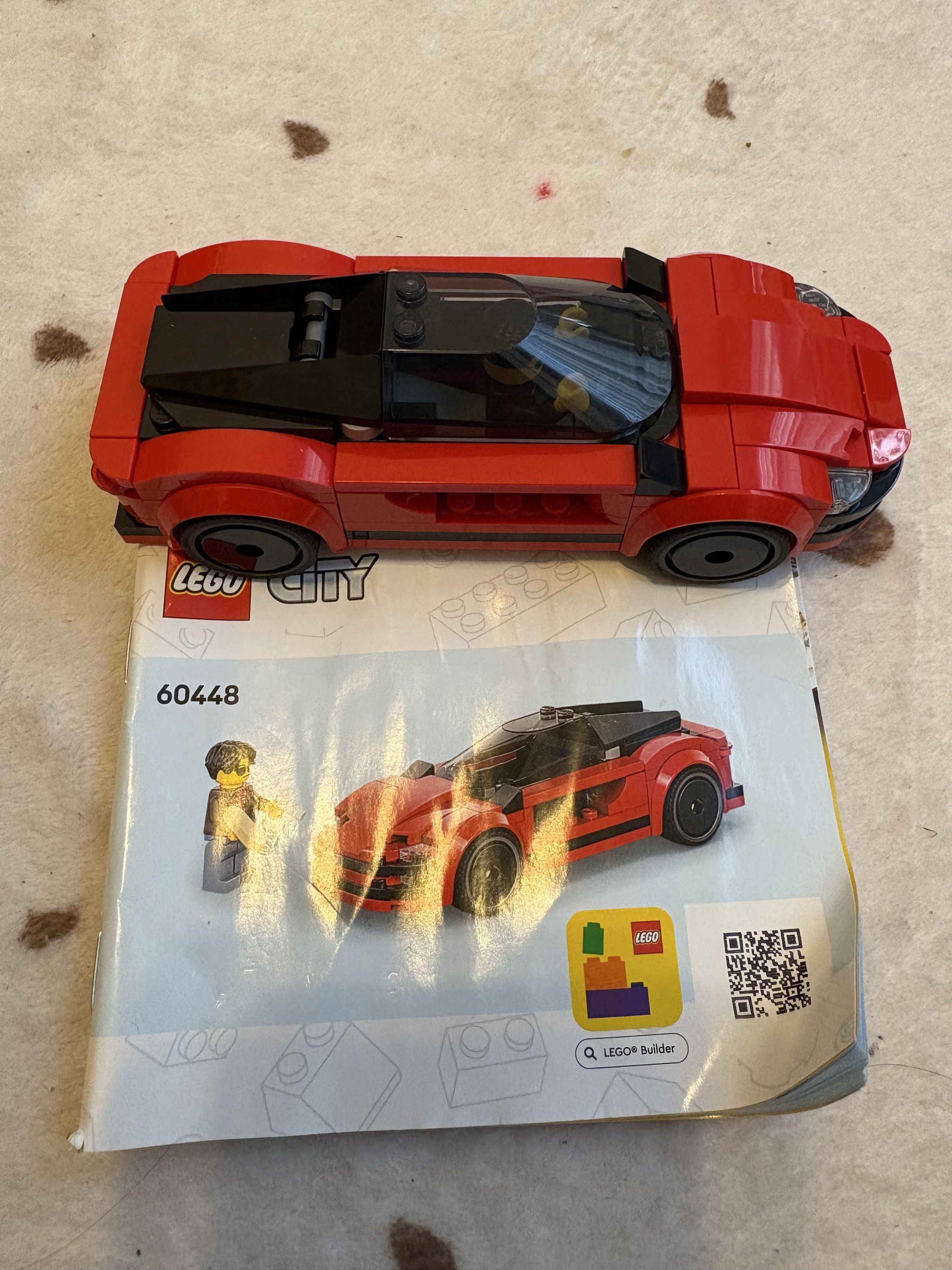 LEGO City 60448 Sports Car Set, Hobbies & Toys, Toys & Games on Carousell