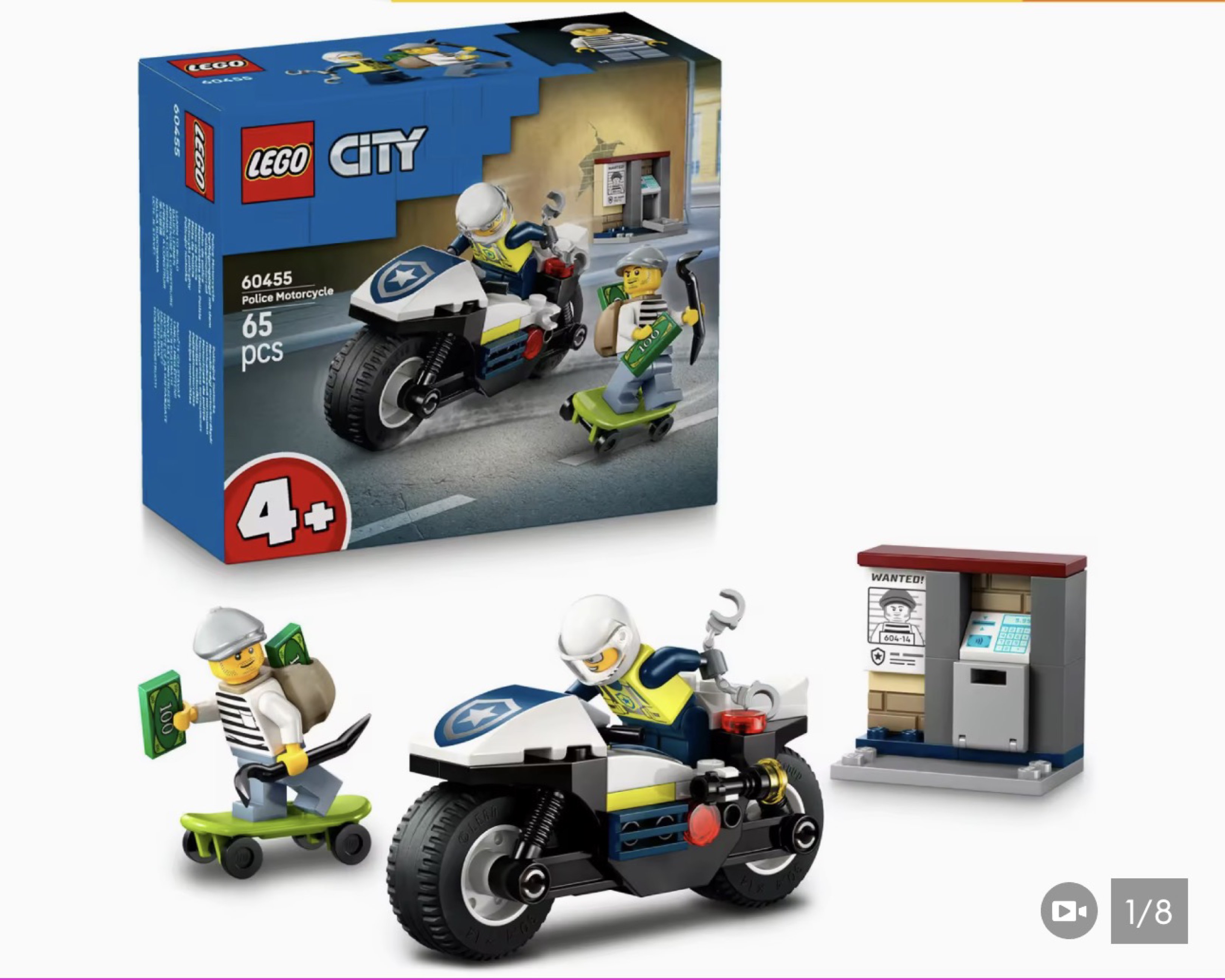 LEGO City Police Motorcycle Set 60455, Hobbies & Toys, Toys & Games on ...