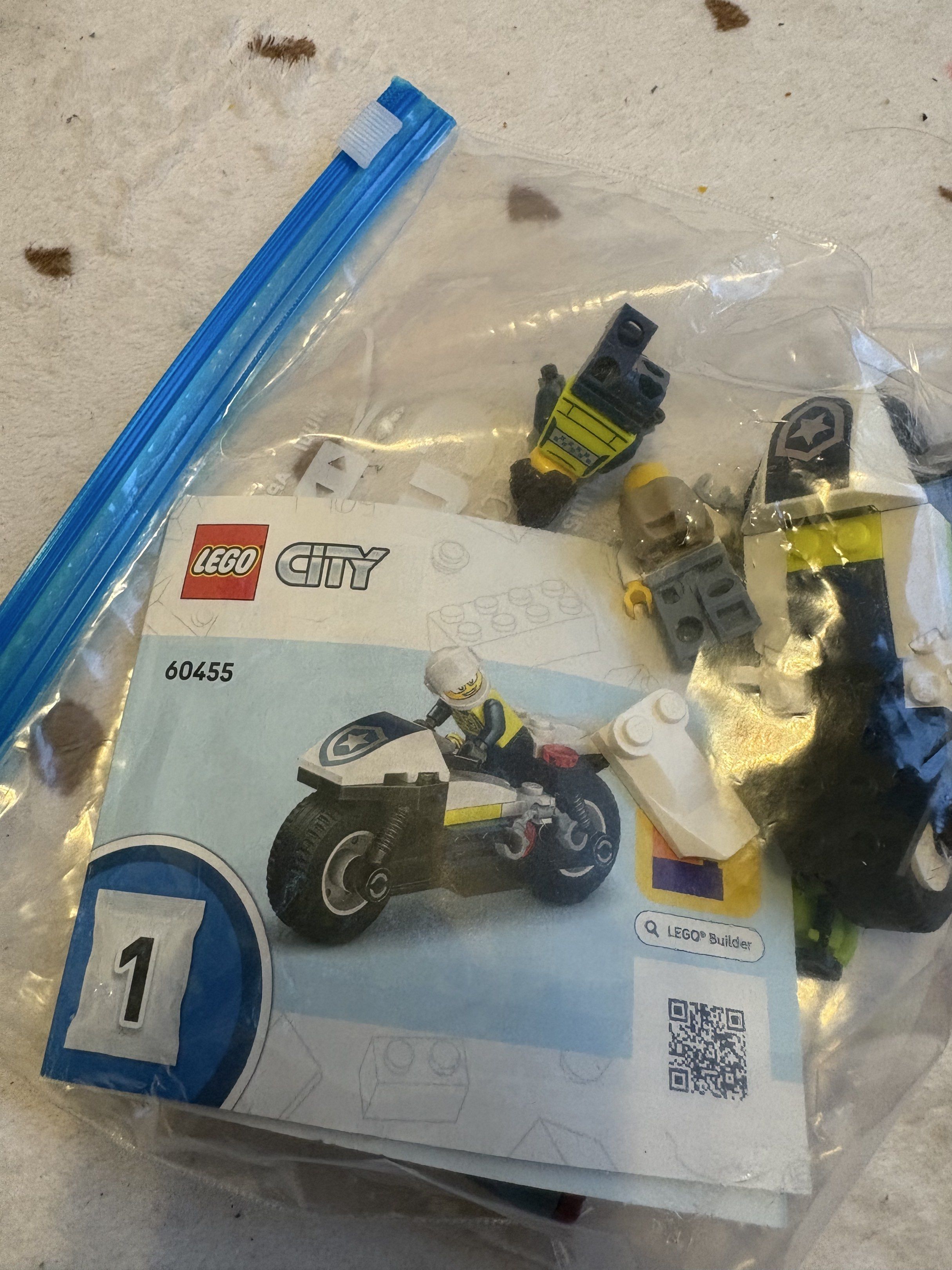 LEGO City Police Motorcycle Set 60455, Hobbies & Toys, Toys & Games on ...