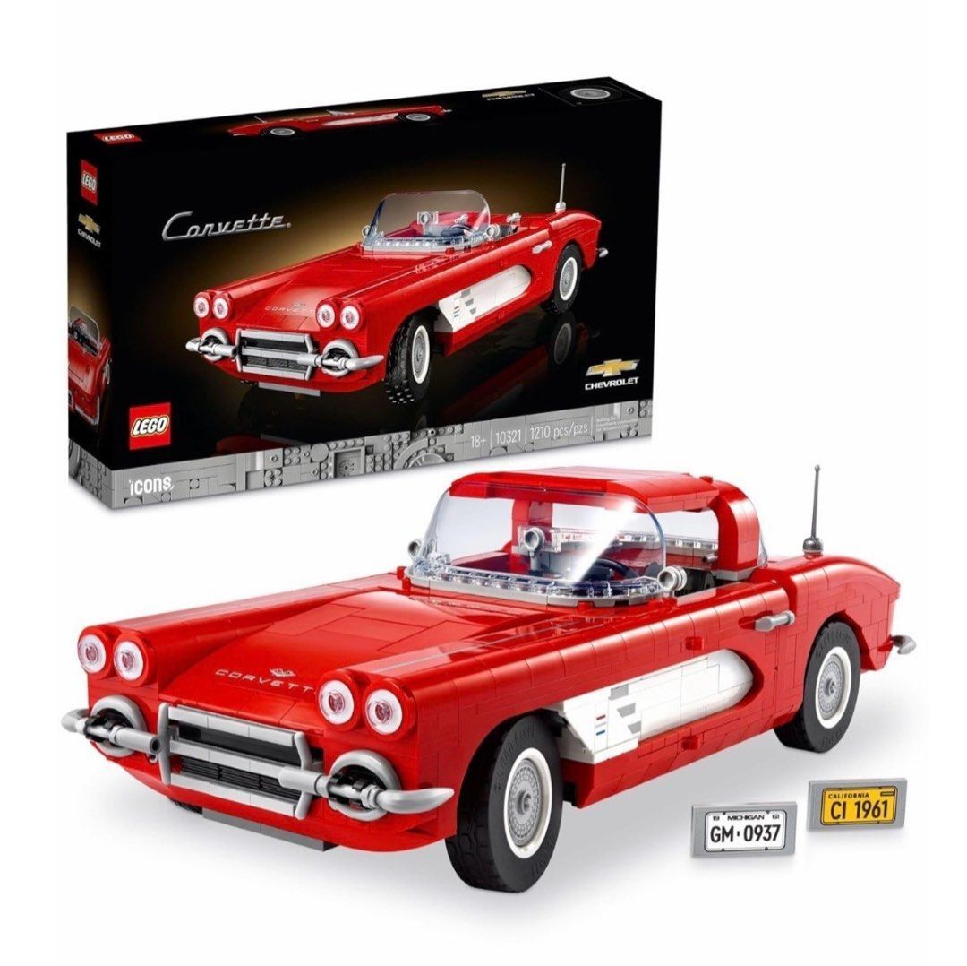 LEGO Icons Chevrolet Corvette 10321, Hobbies & Toys, Toys & Games on ...