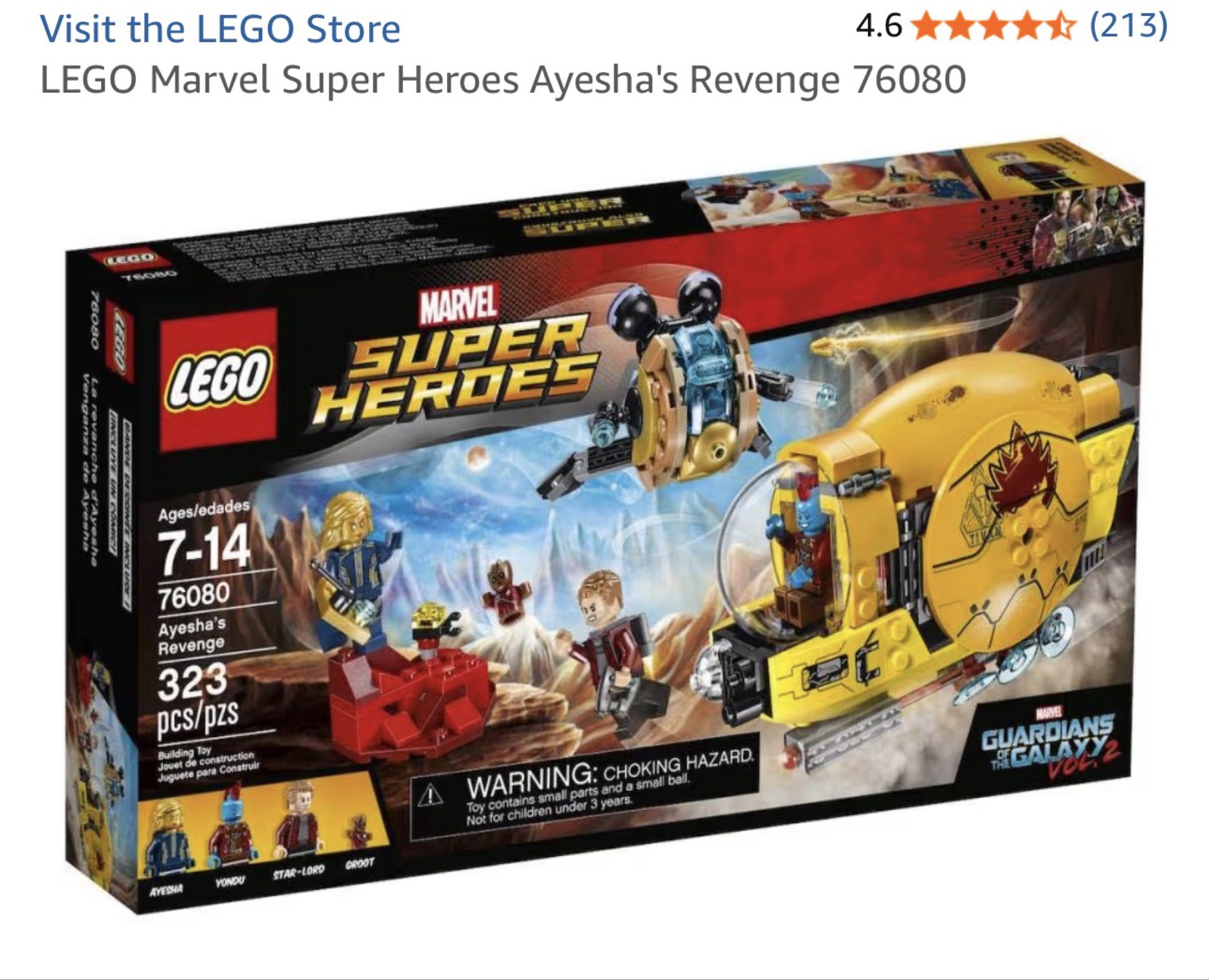 LEGO Marvel Super Heroes Ayesha's Revenge 76080, Hobbies & Toys, Toys ...