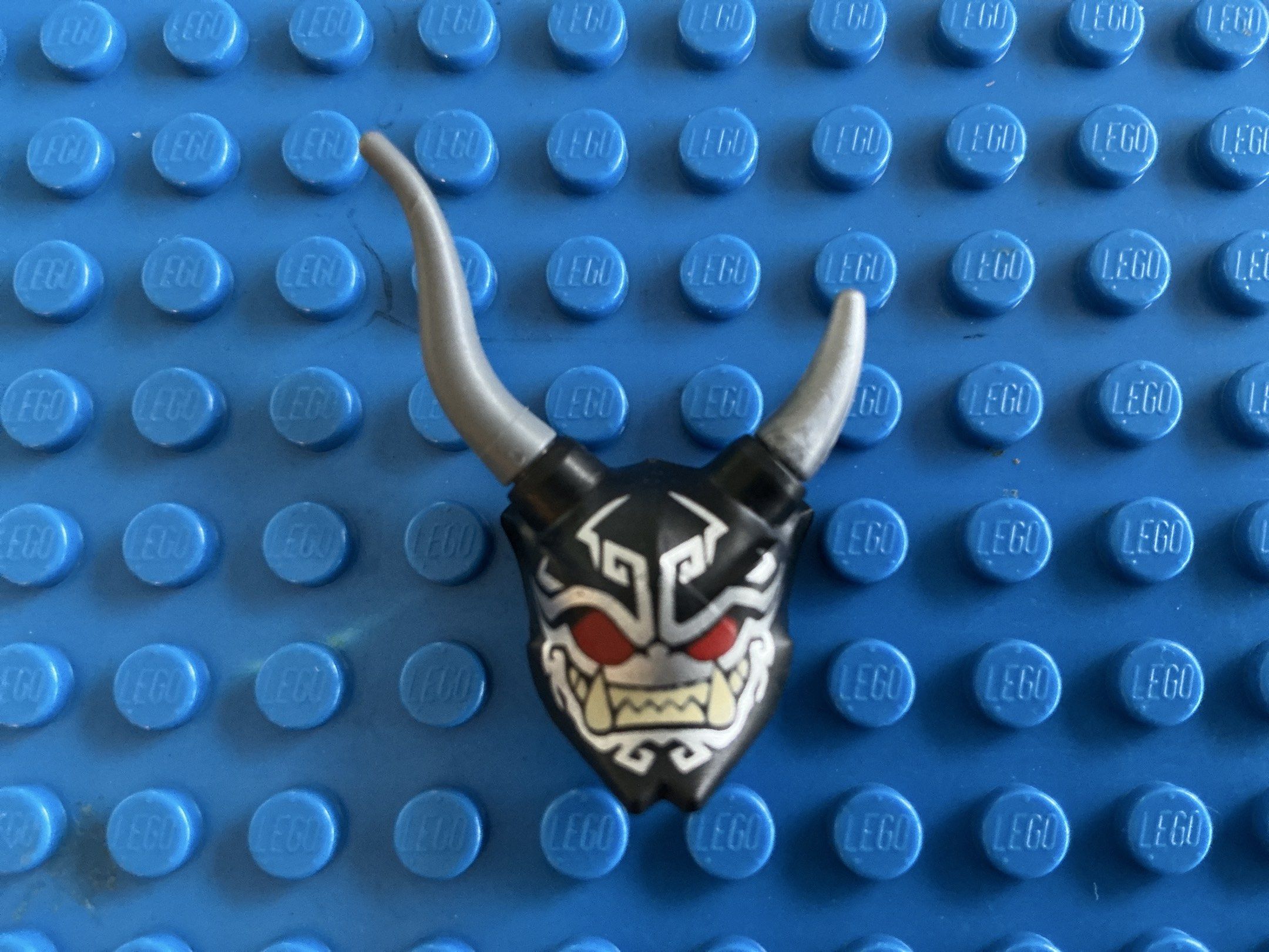 LEGO Ninjago Oni Mask Minifigure Head, Hobbies & Toys, Toys & Games on ...