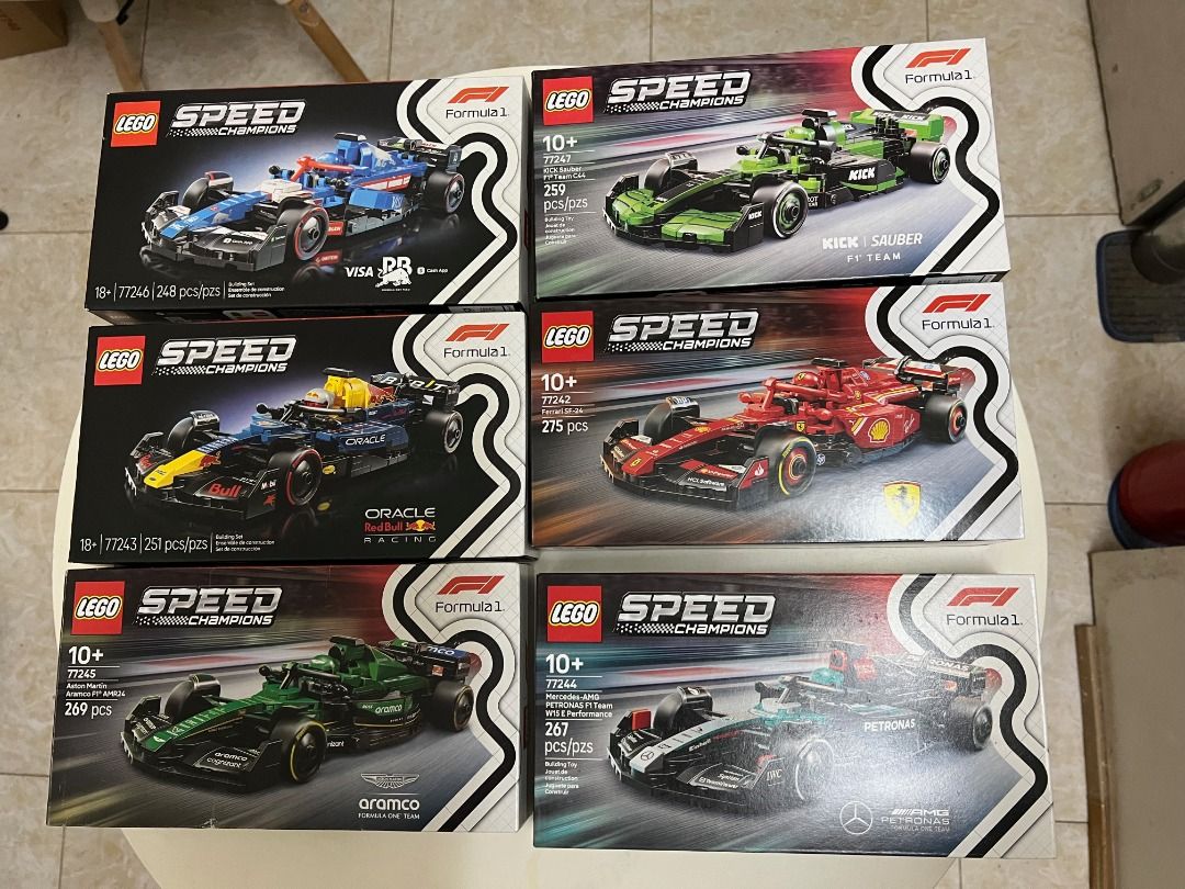 LEGO Speed Champions F1 10 Sets, Hobbies & Toys, Toys & Games on Carousell