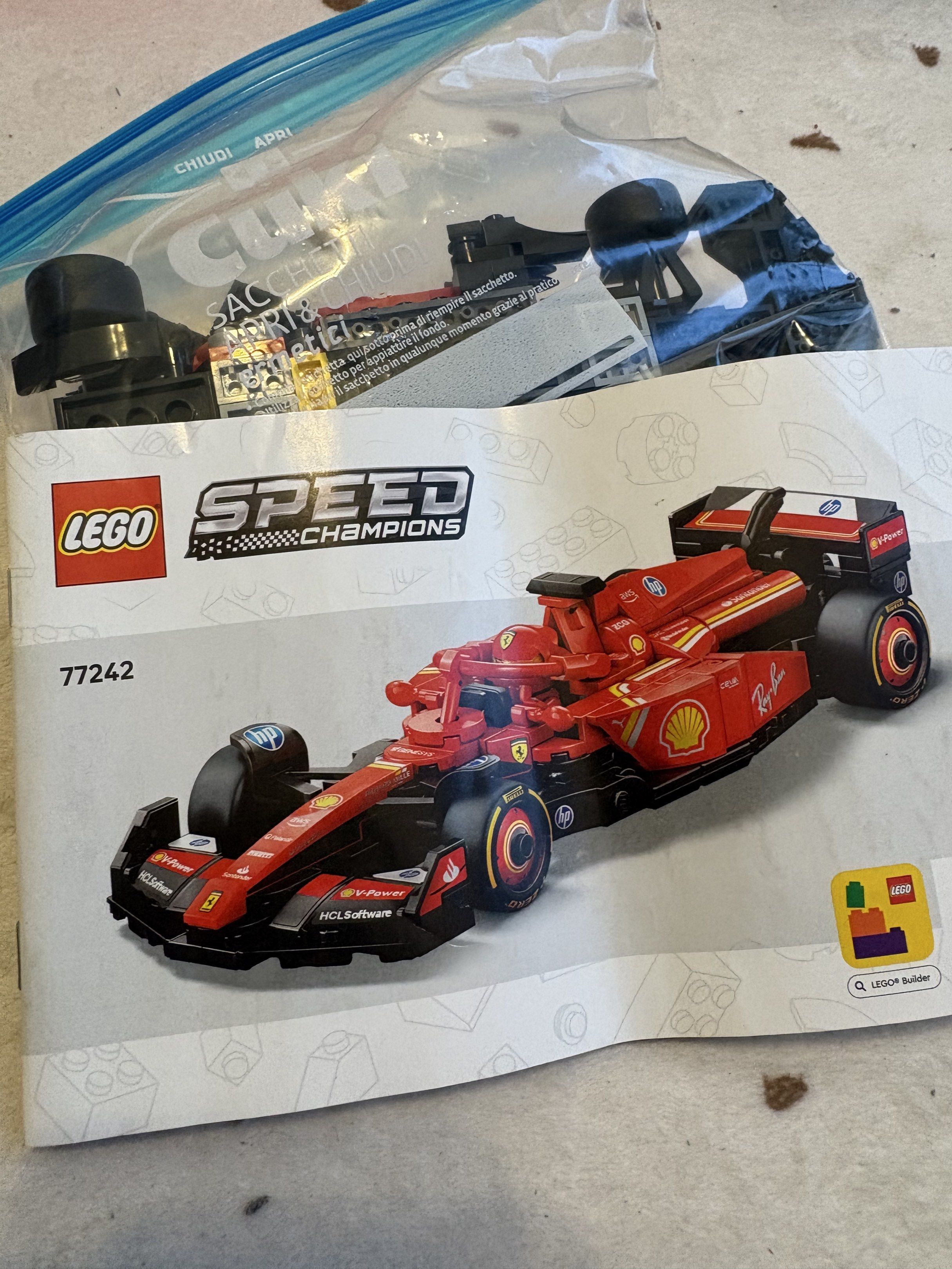LEGO Speed Champions Ferrari SF-24 F1 Race Car, Hobbies & Toys, Toys ...