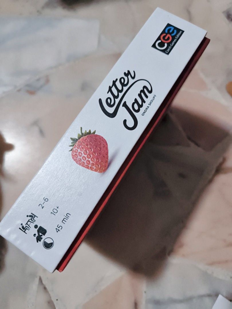 Authentic LETTER JAM ondra skoupy Czech games edition board game games ...