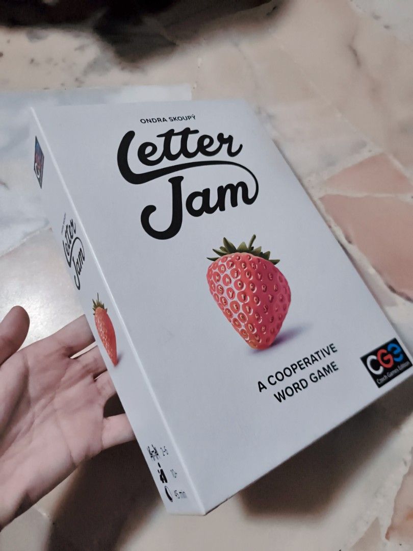 Authentic LETTER JAM ondra skoupy Czech games edition board game games ...