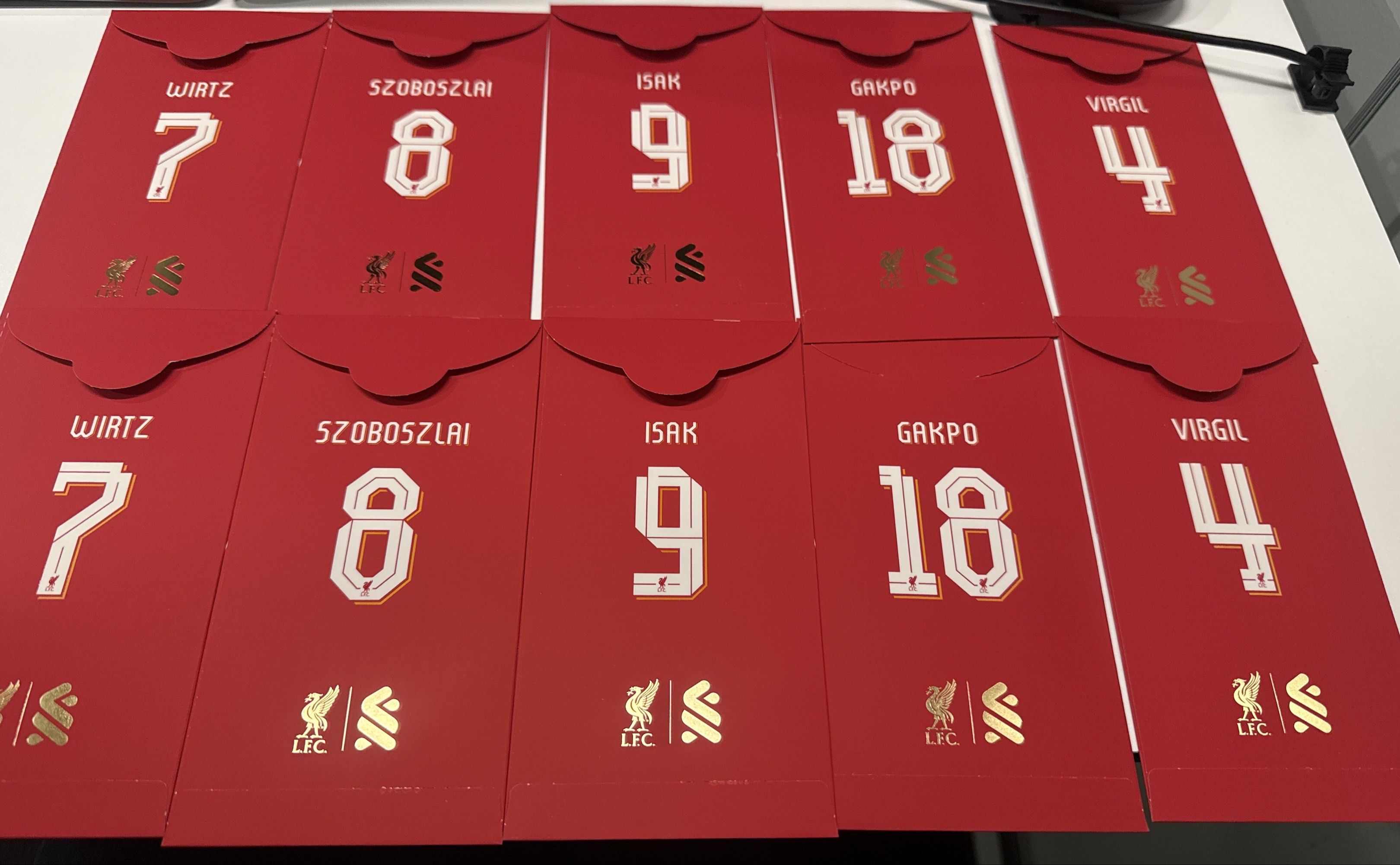 Liverpool FC SCB 2026 LNY Red Packets, Hobbies & Toys, Occasions ...