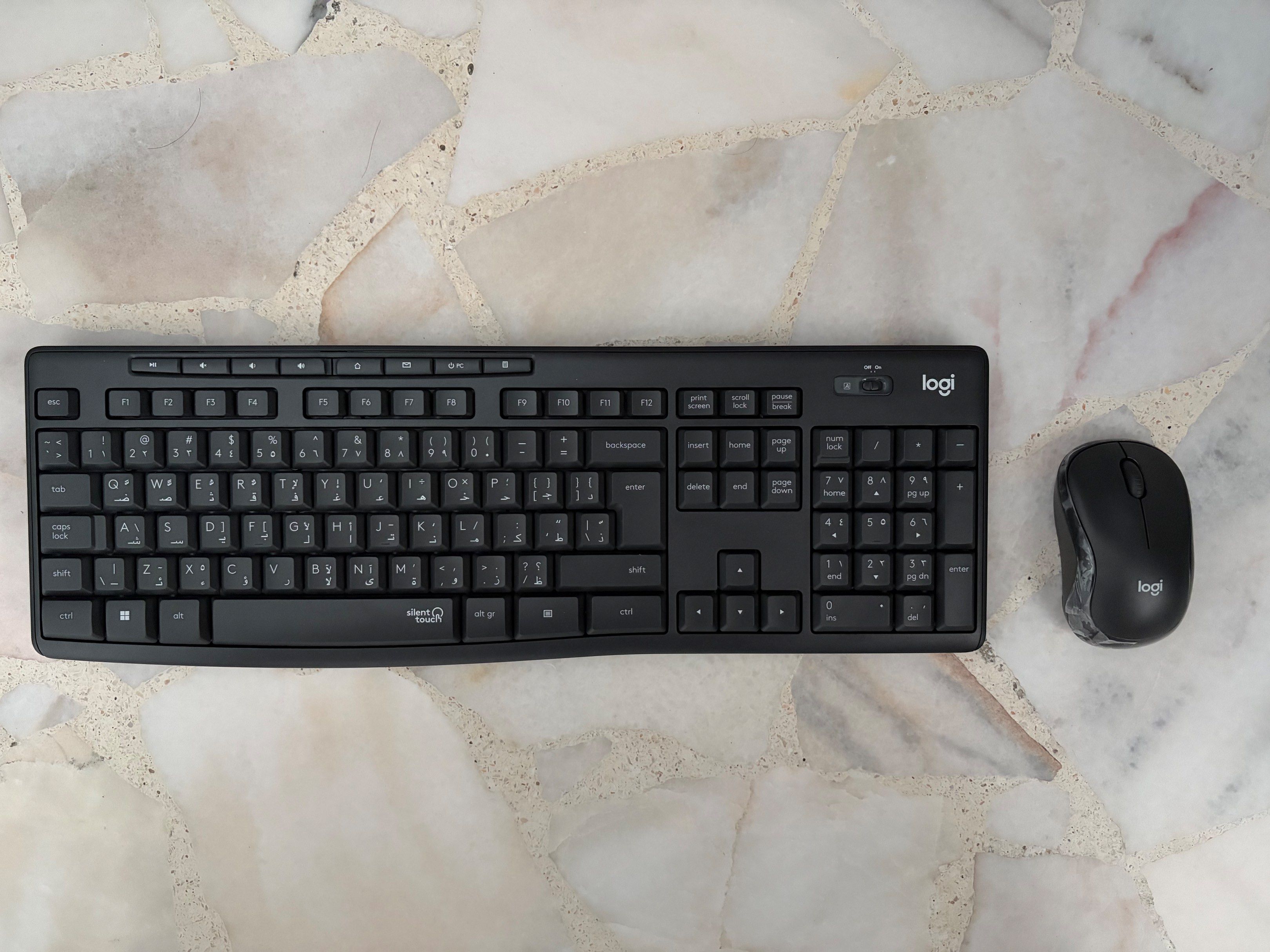 Logitech MK295 Silent Wireless Keyboard and Mouse Combo, Long Lasting ...