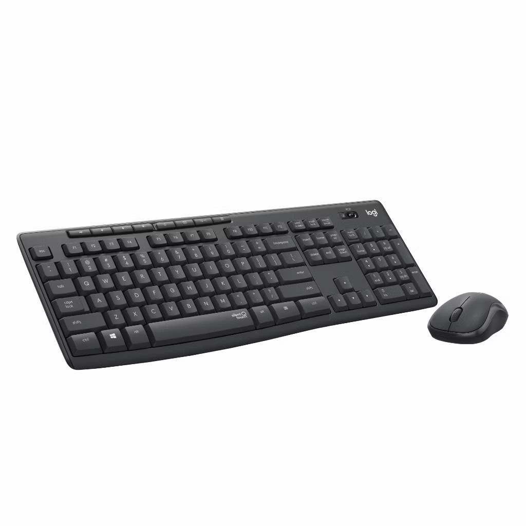 Logitech MK295 Silent Wireless Keyboard and Mouse Combo, Long Lasting ...